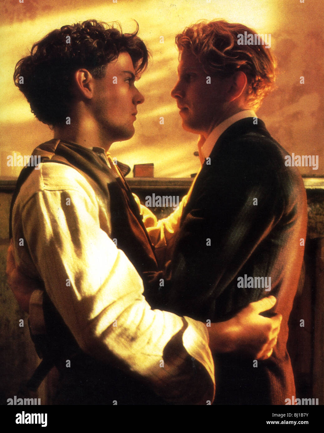 MAURICE - 1987 Cinecom/Merchant Ivory with Hugh Grant at left and James ...