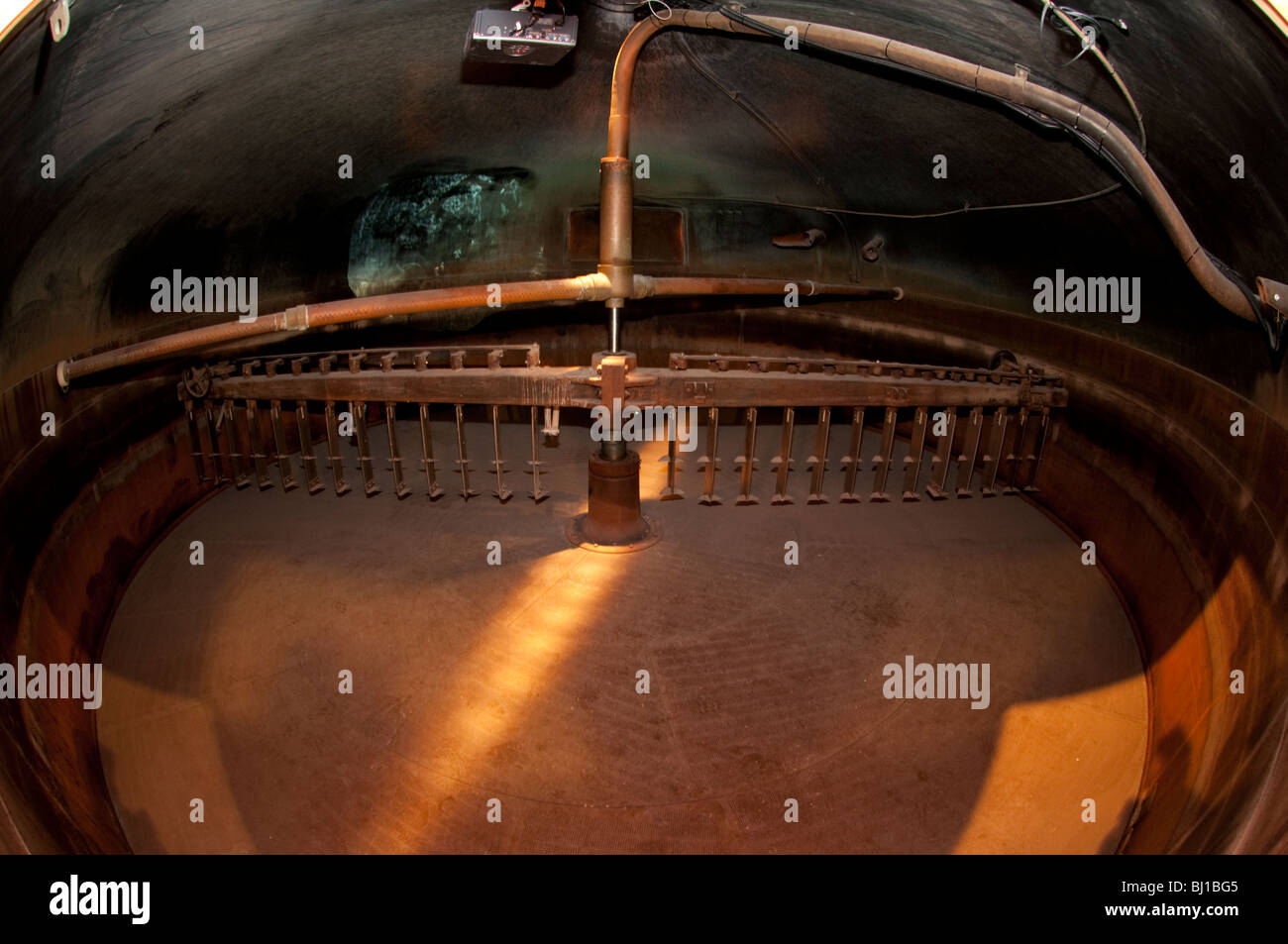 Copper traditional tanks for brewing Heineken beer, Heineken brewery ...