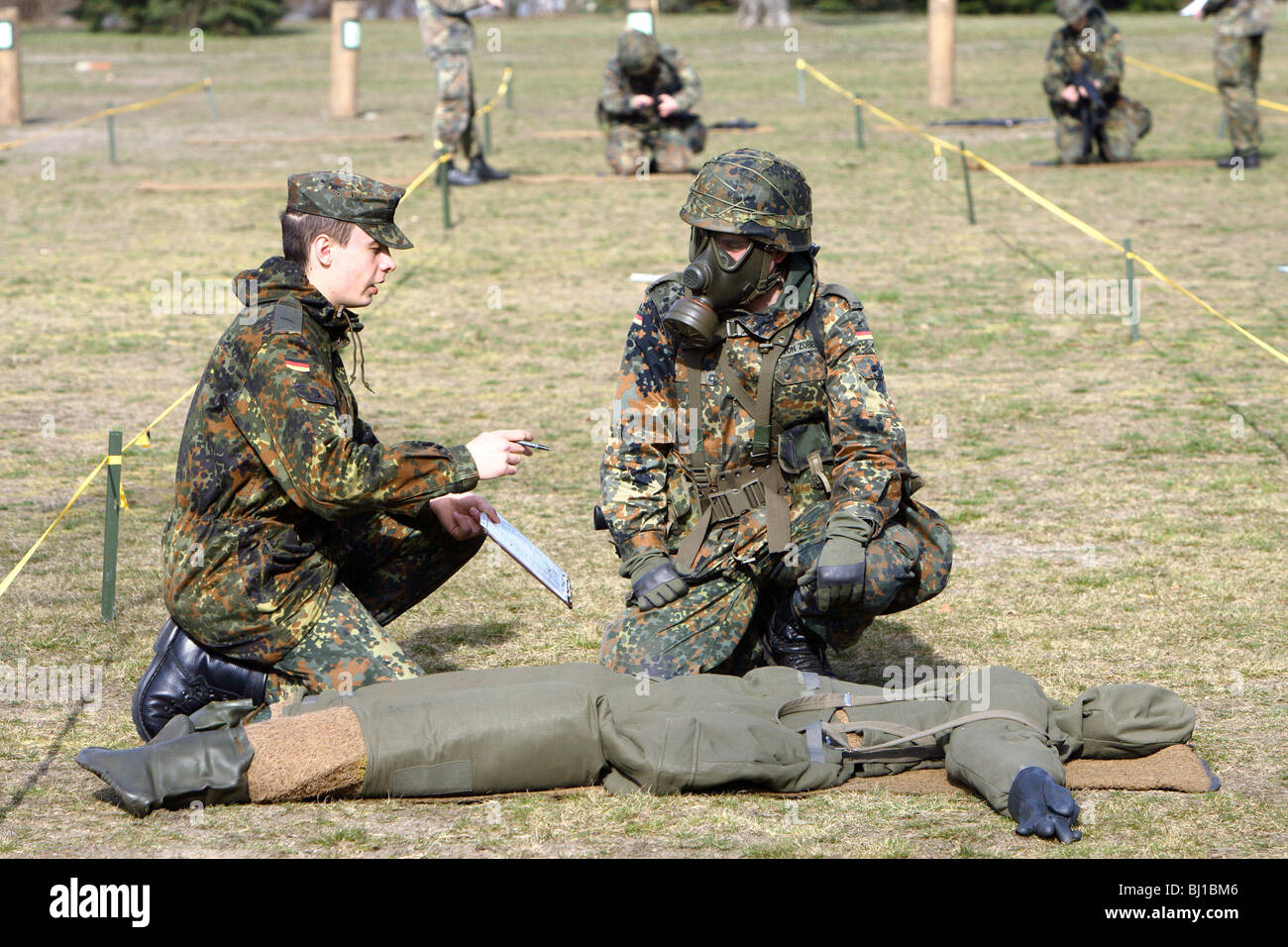 Basic training of Bundeswehr recruits, Strausberg, Germany Stock Photo ...