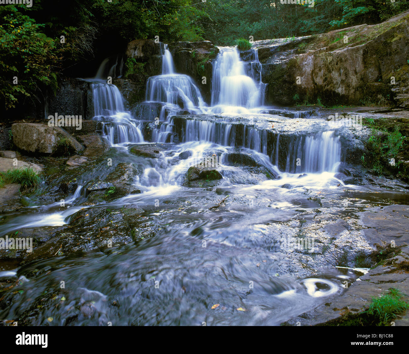 Alsea Falls, Alsea Falls Recreation Area, on the South Fork of the ...