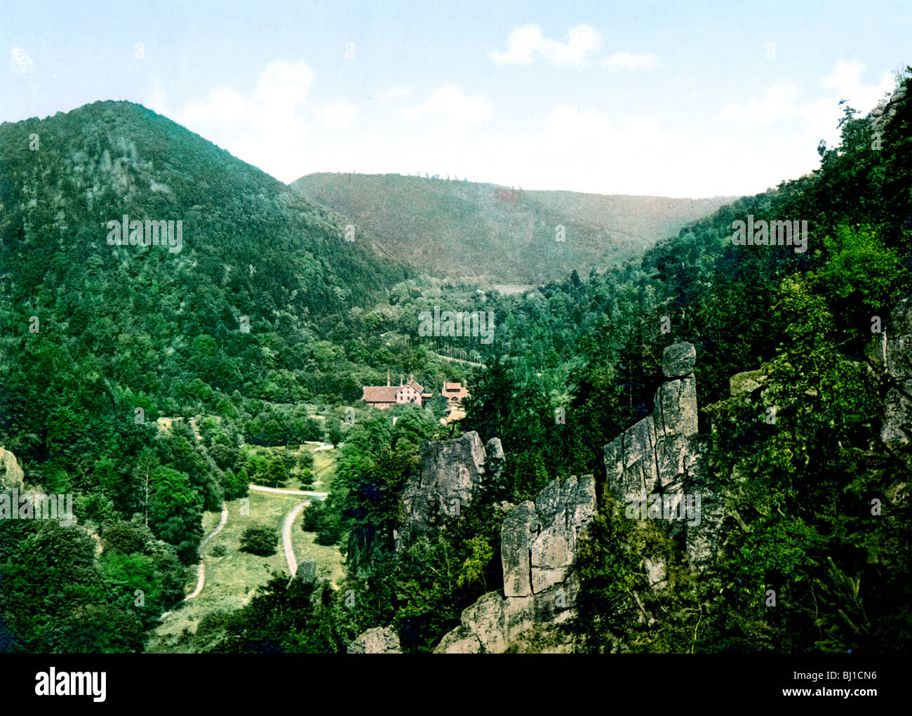 Sicht in das tal von ilfeld hartz hi-res stock photography and images ...