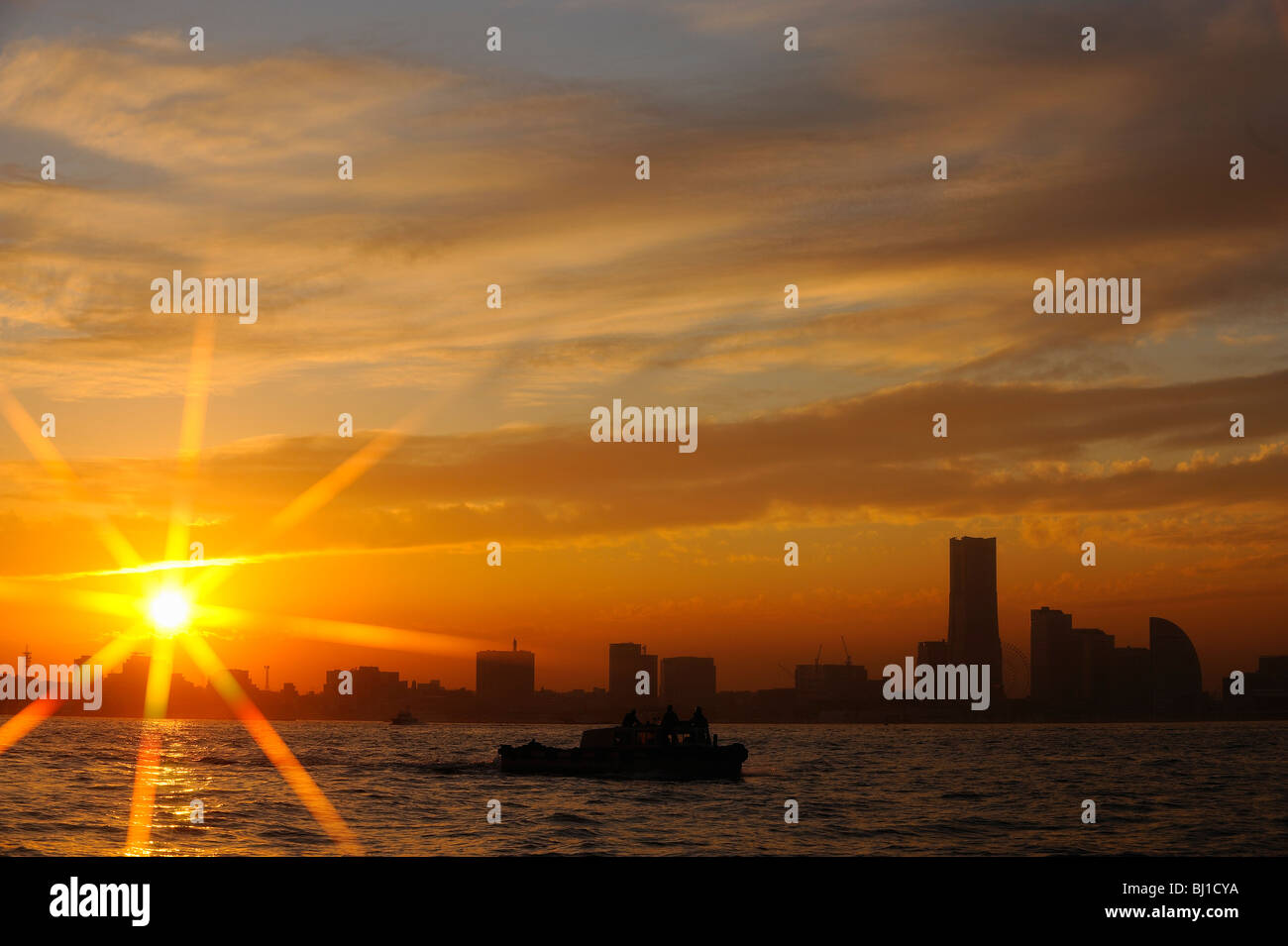 Freighter vessels pass through port hi-res stock photography and images ...