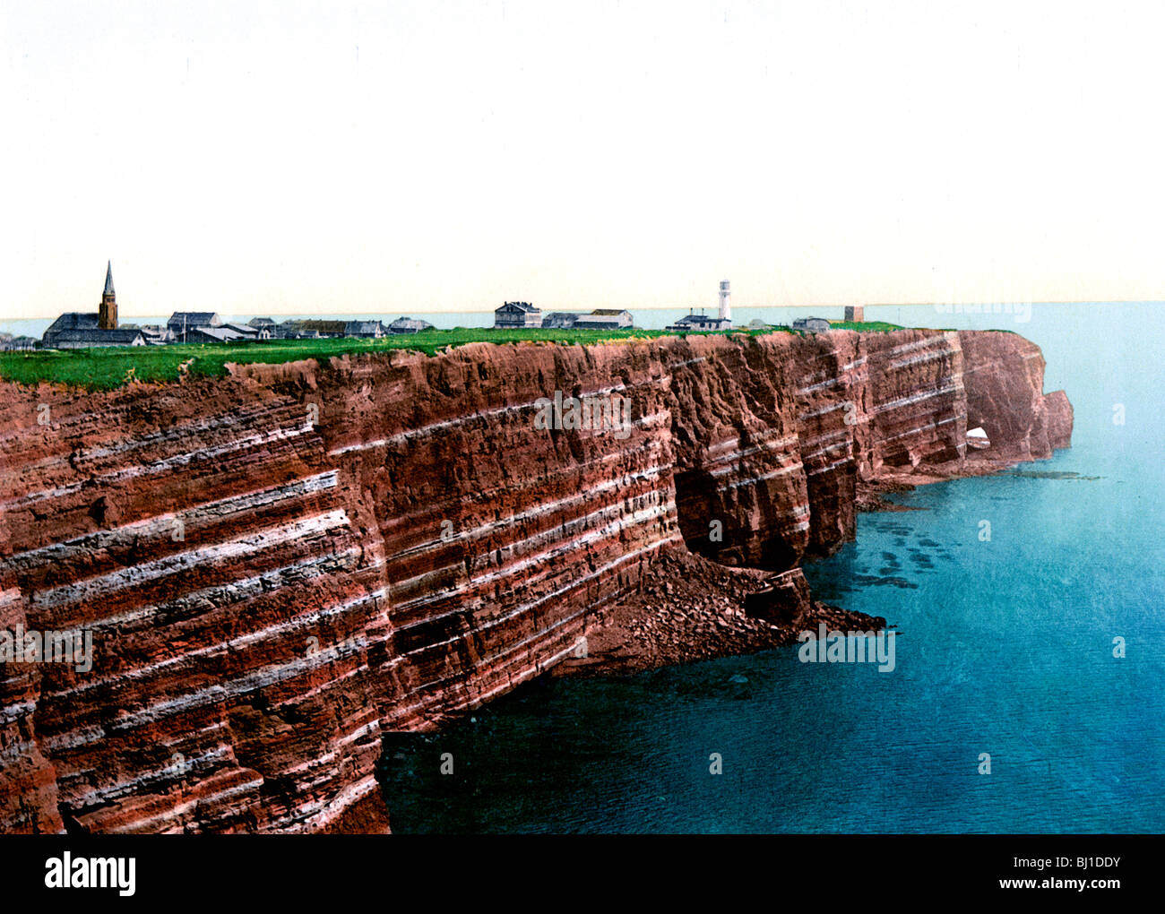 Weststrand und Oberland Helgoland Stock Photo - Alamy