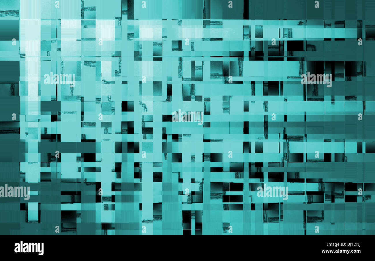 Fine Art illustration of blue light and shade Stock Photo - Alamy