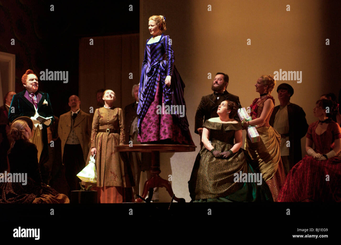 Welsh National Opera production of Eugene Onegin by Tchaikovsky Stock ...