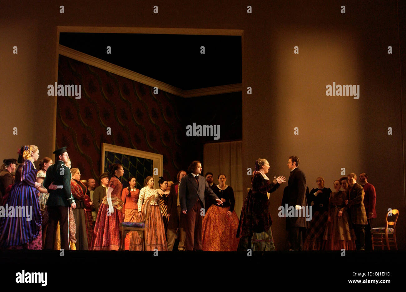 Welsh National Opera production of Eugene Onegin by Tchaikovsky Stock ...