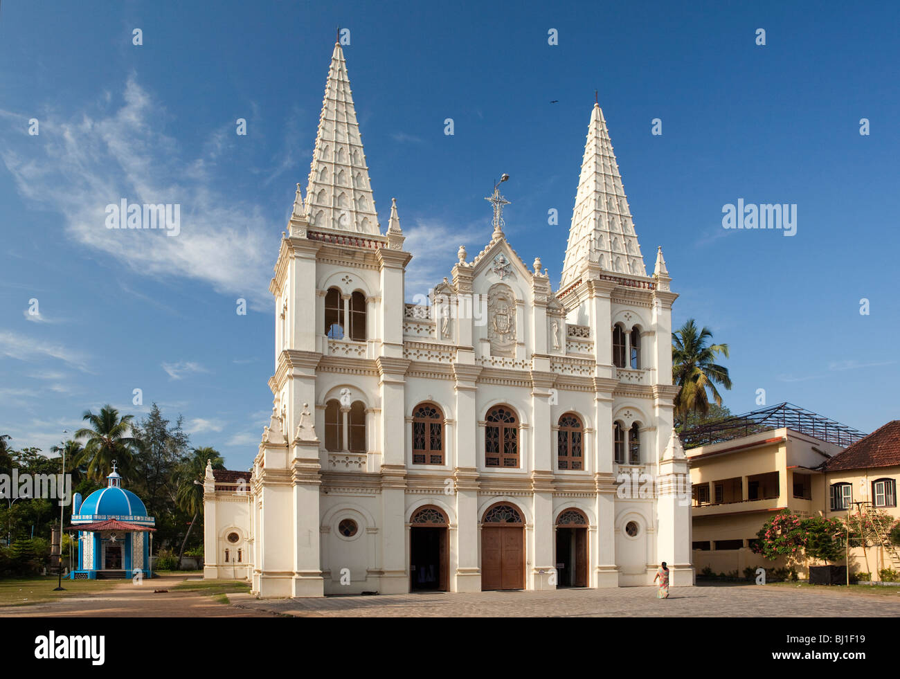 India, Kerala, Kochi, Fort Cochin, Santa Cruz catholic Cathedral ...