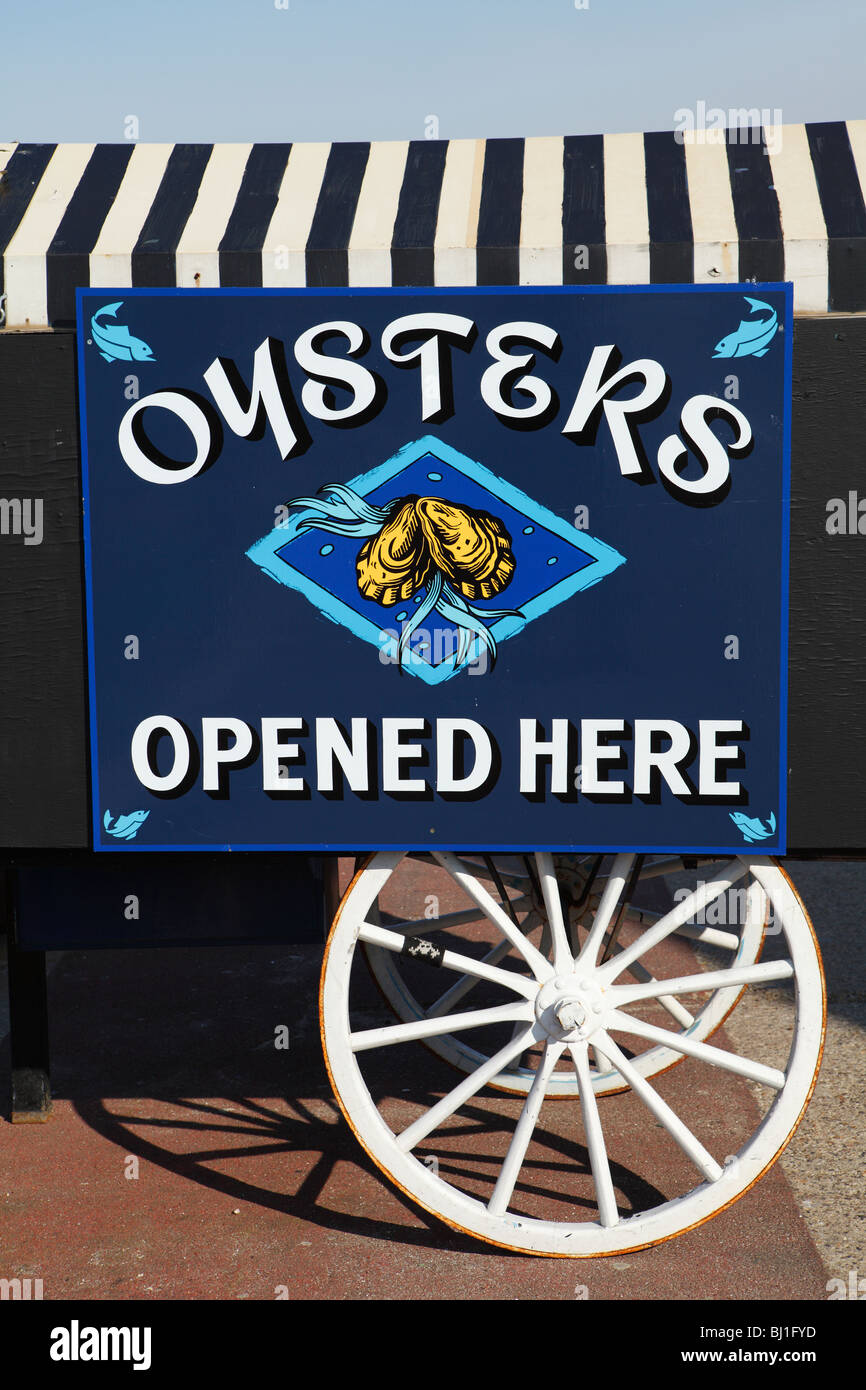 A sign in a popular seaside town Stock Photo - Alamy