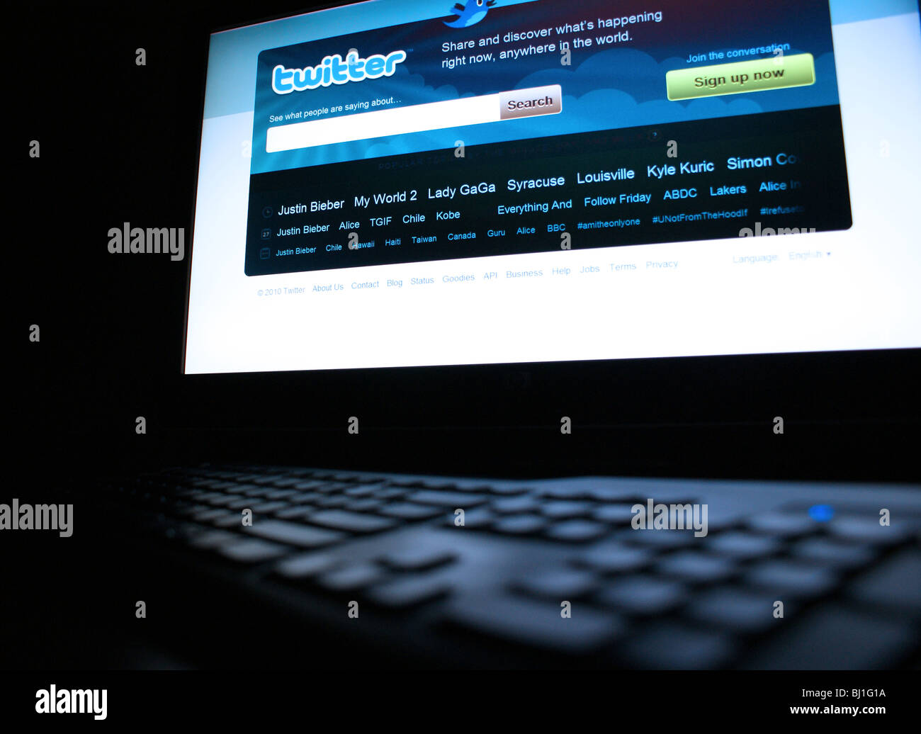 Twitter api hi-res stock photography and images - Alamy