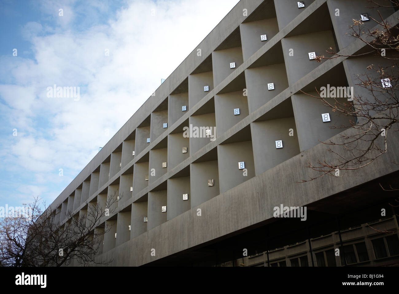 Unusual architecture in Geneva, Switzerland Stock Photo - Alamy