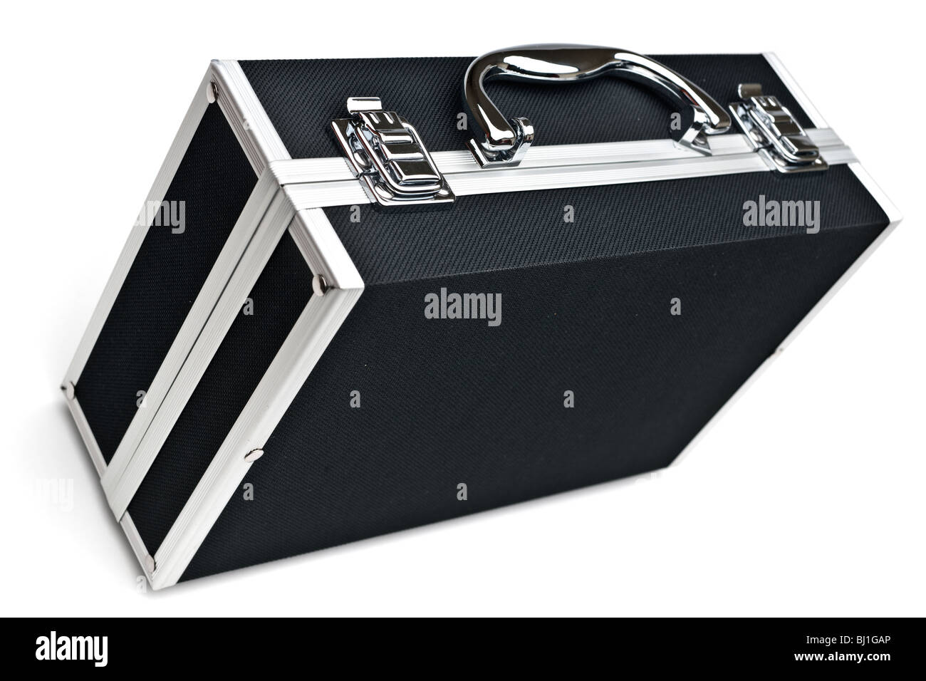 Small black attaché case Stock Photo - Alamy