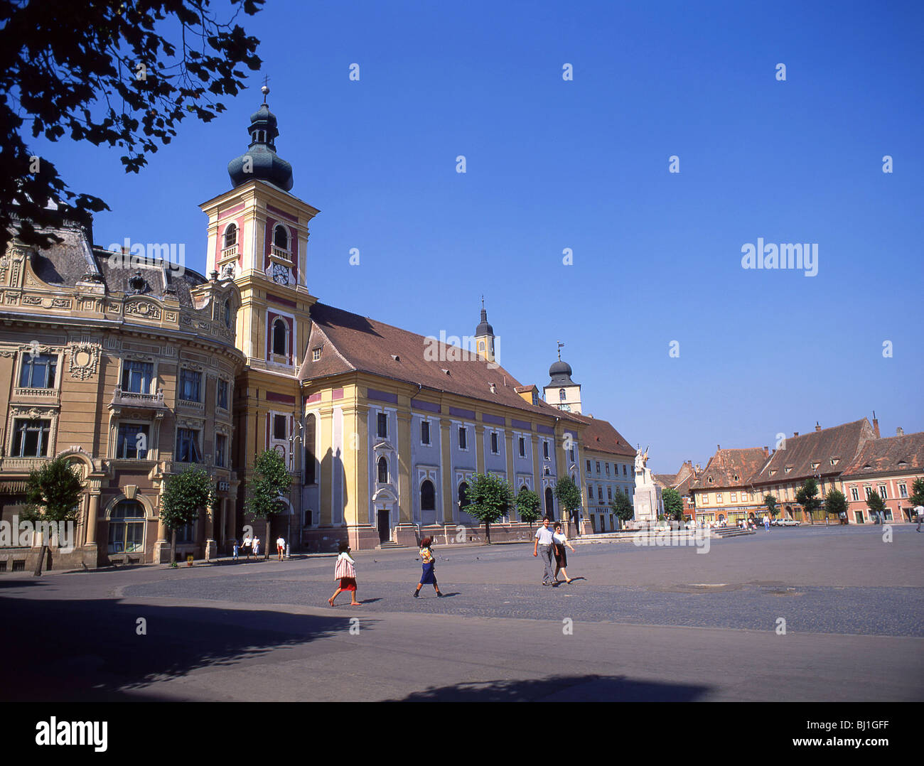 Old Town, Sibiu, Sibiu County, Transylvania, Romania Stock Photo - Alamy