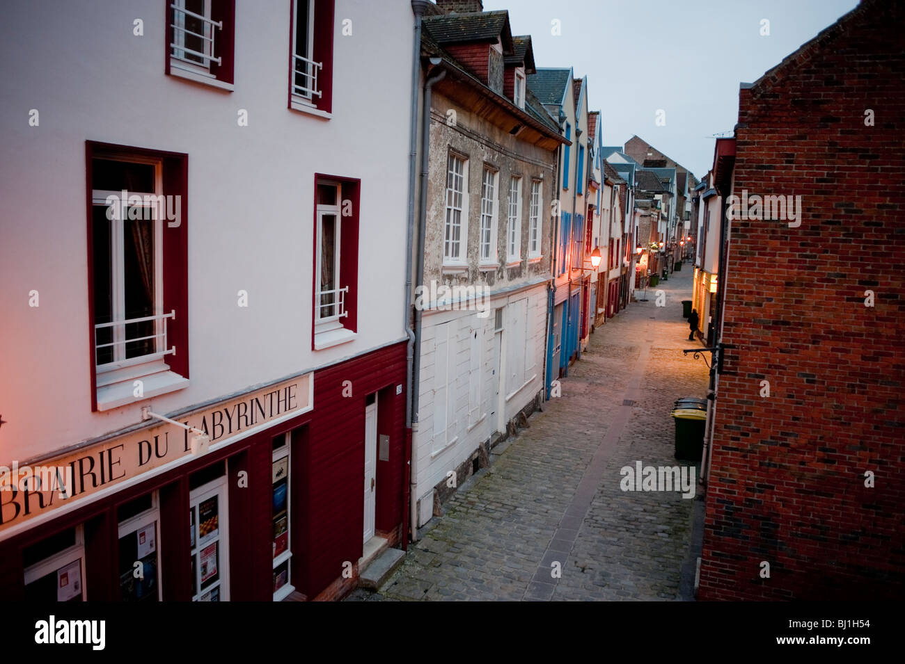 Urbanism renovations facades pedestrian street hi-res stock photography ...