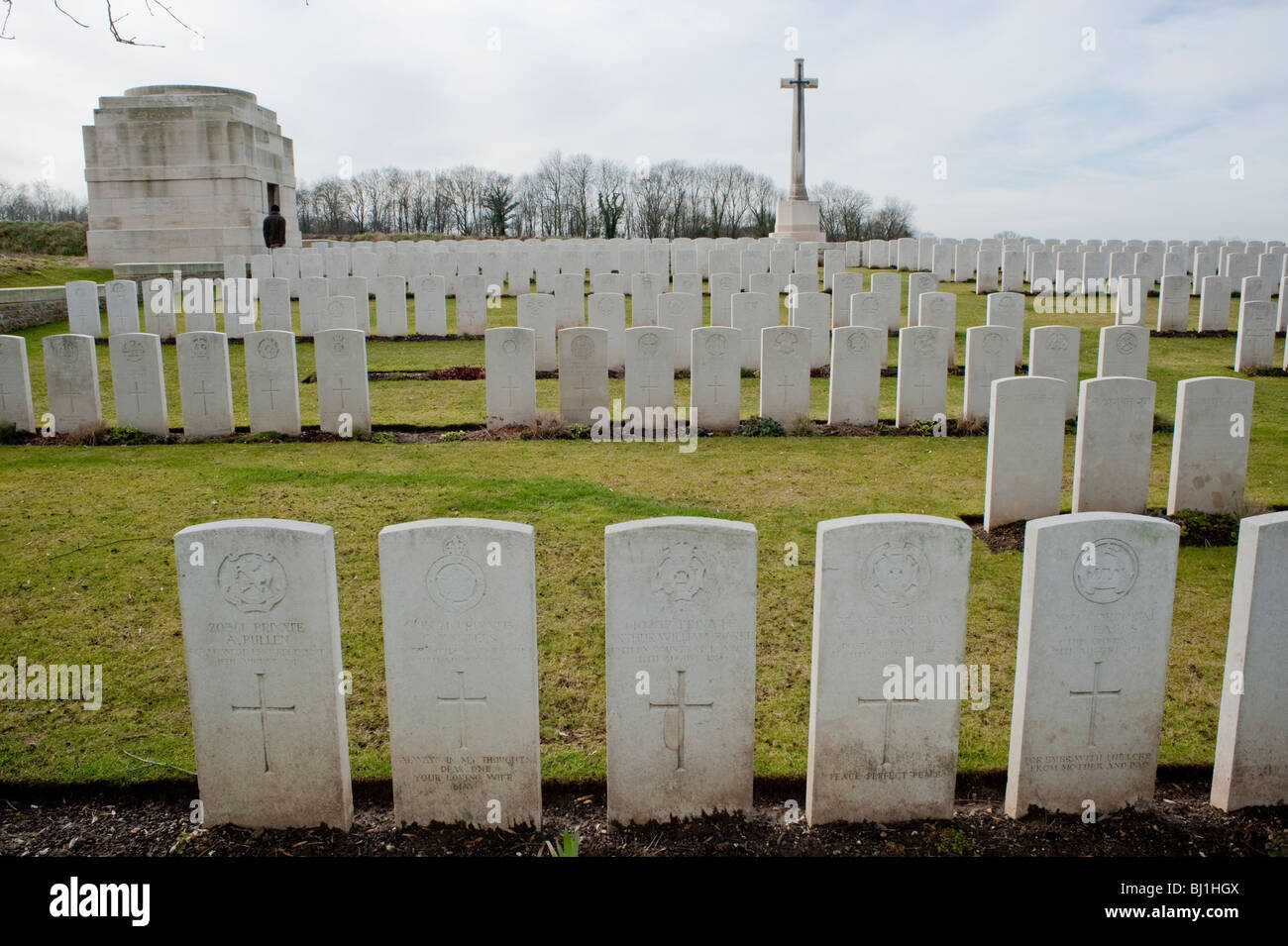 Somme Region, North of France, WW1 British Soldiers Cemetery died in ...