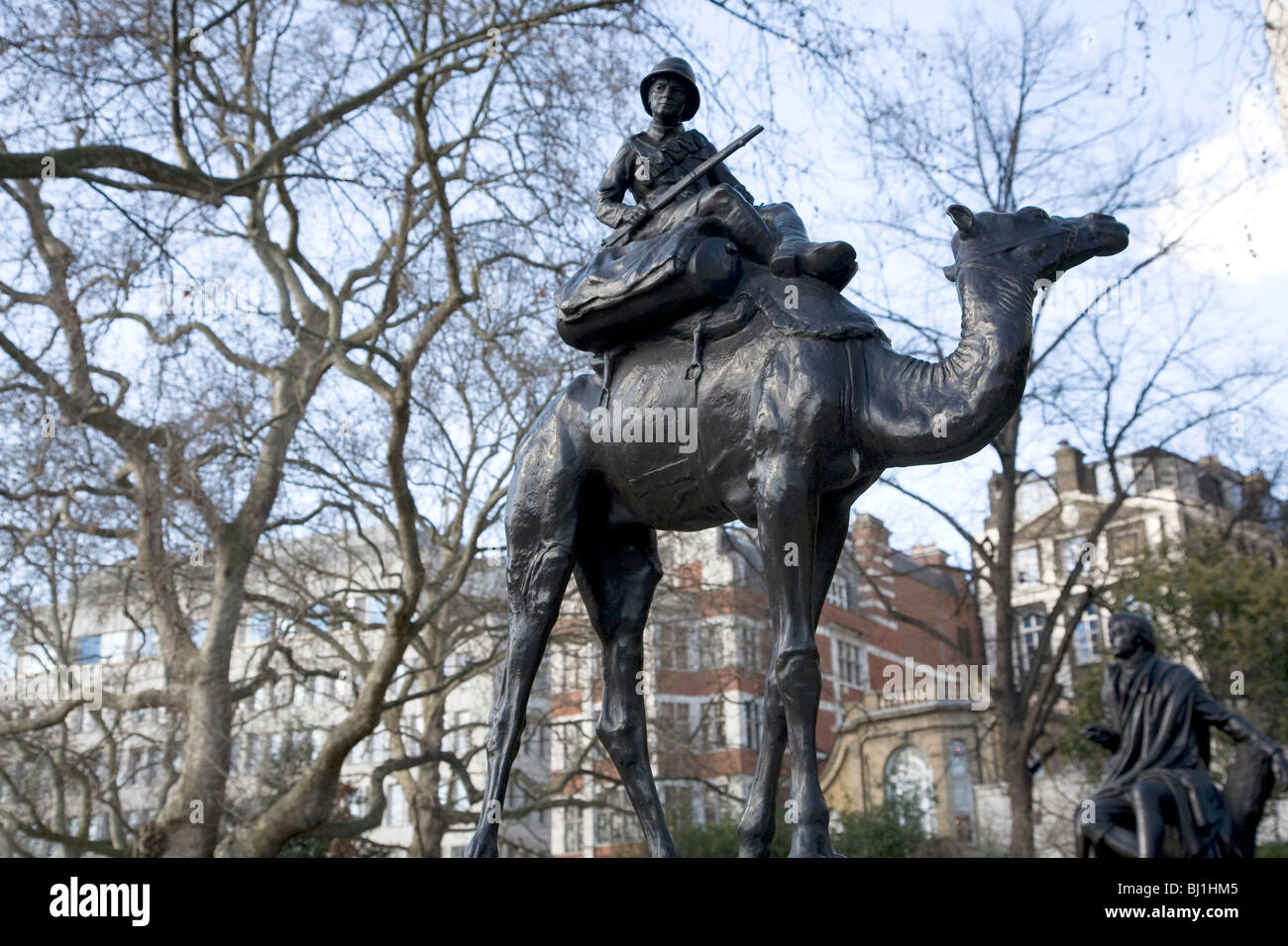 Monument to Imperial Camel Corps in Victoria Embankment Garden, London ...