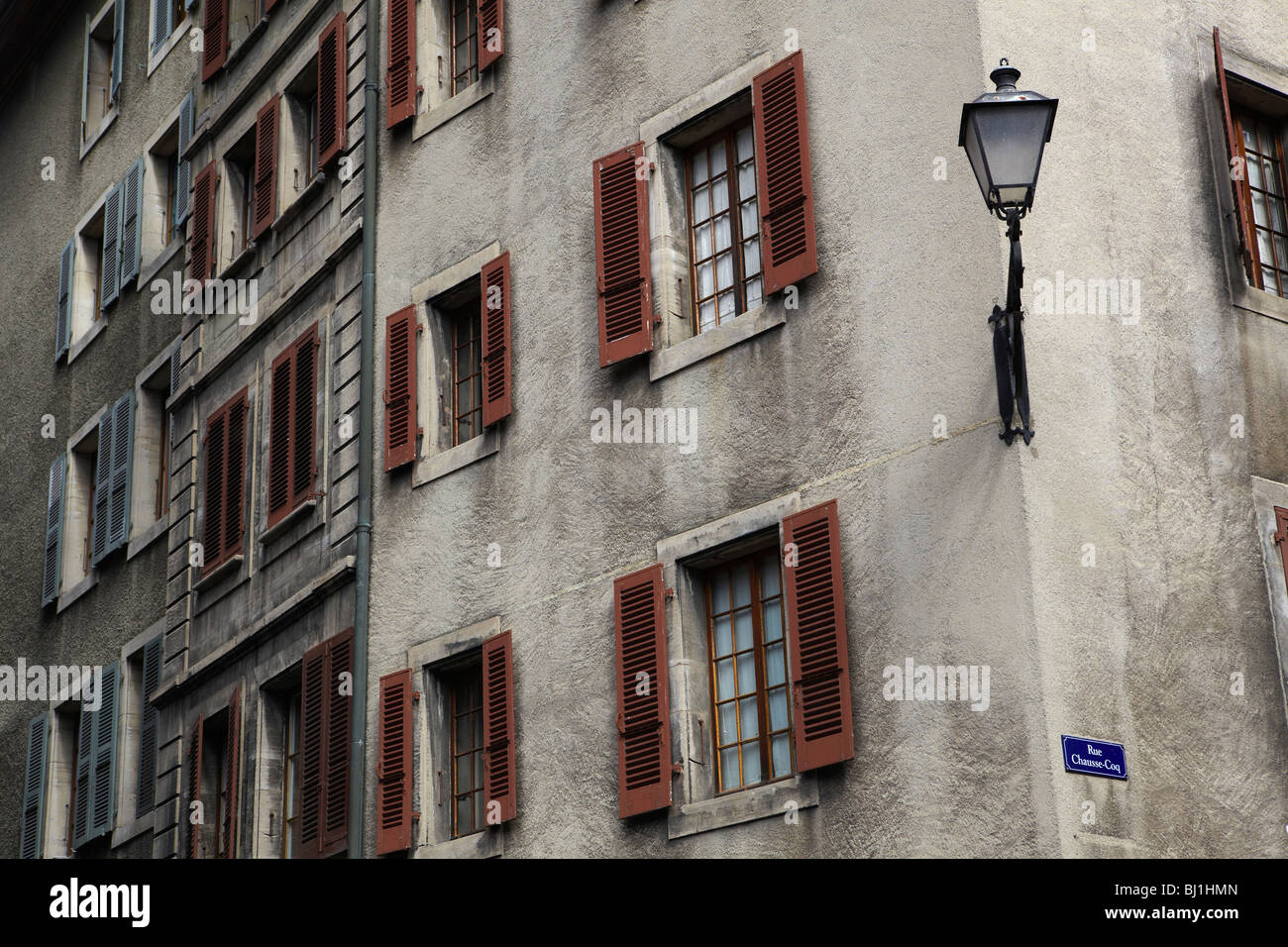 Windows in Geneva, Switzerland Stock Photo - Alamy