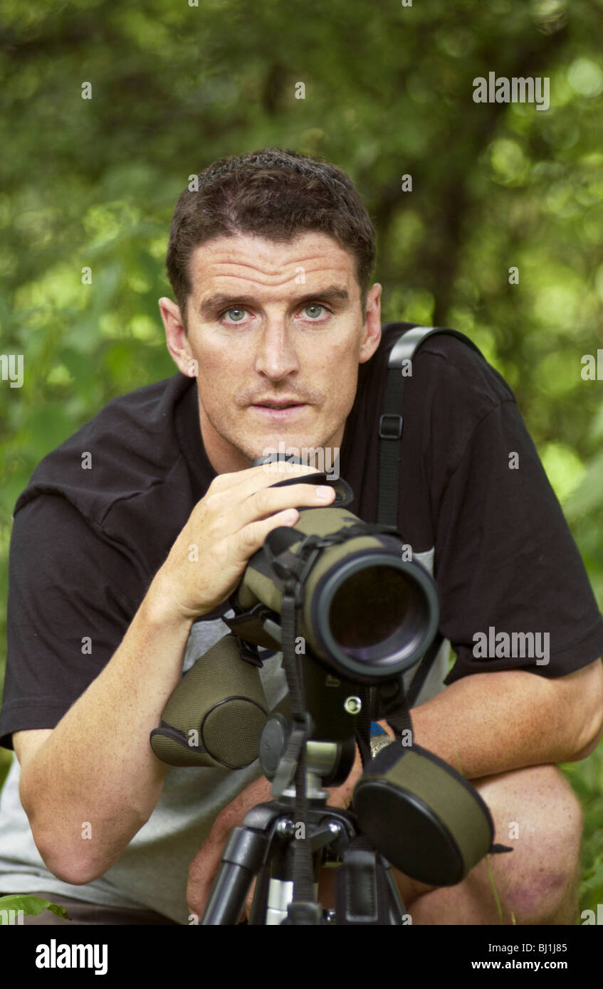 Iolo Williams, Welsh TV wildlife countryside presenter Stock Photo - Alamy