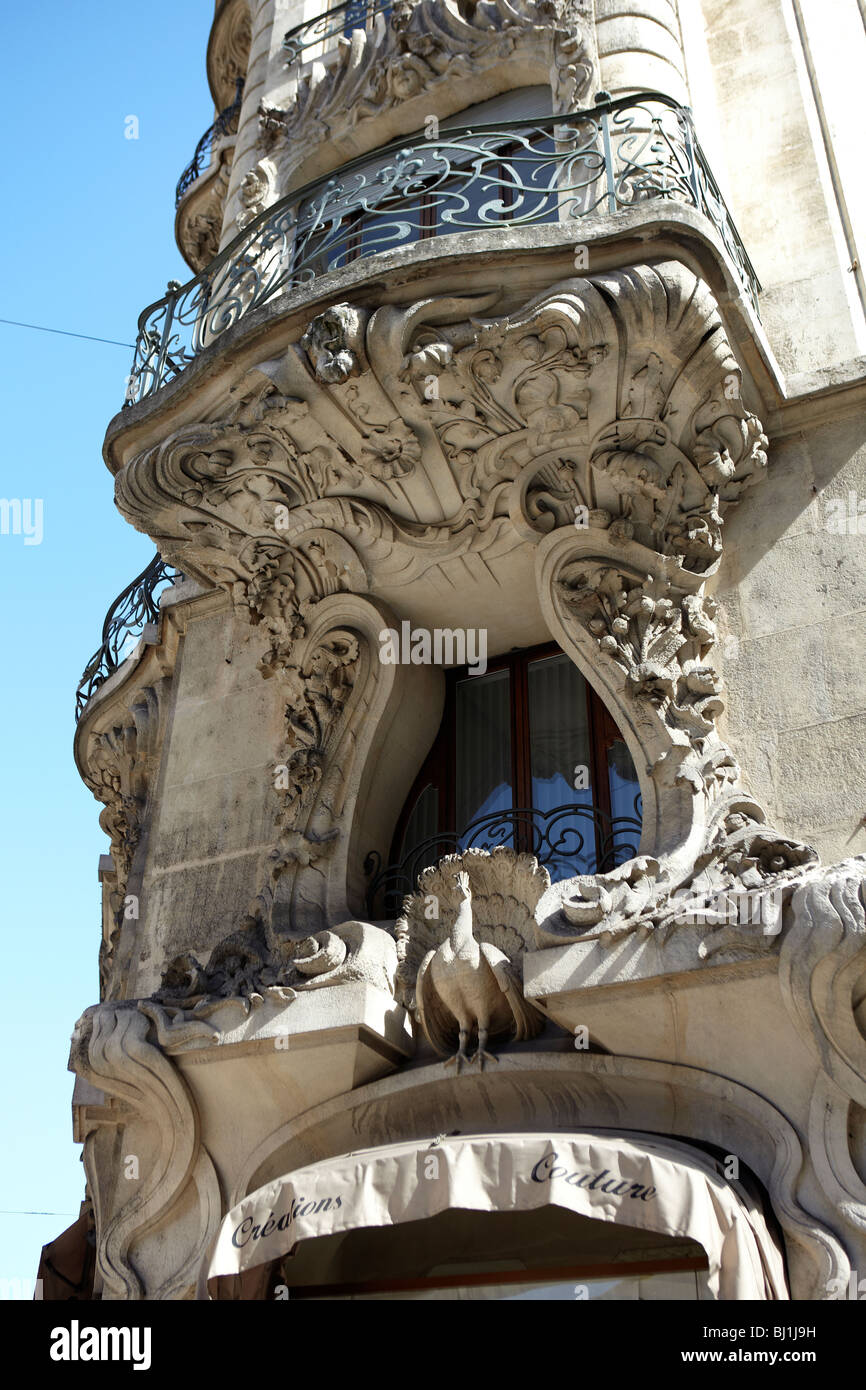 Detail of a beautiful ornate window in Geneva, Switzerland Stock Photo ...