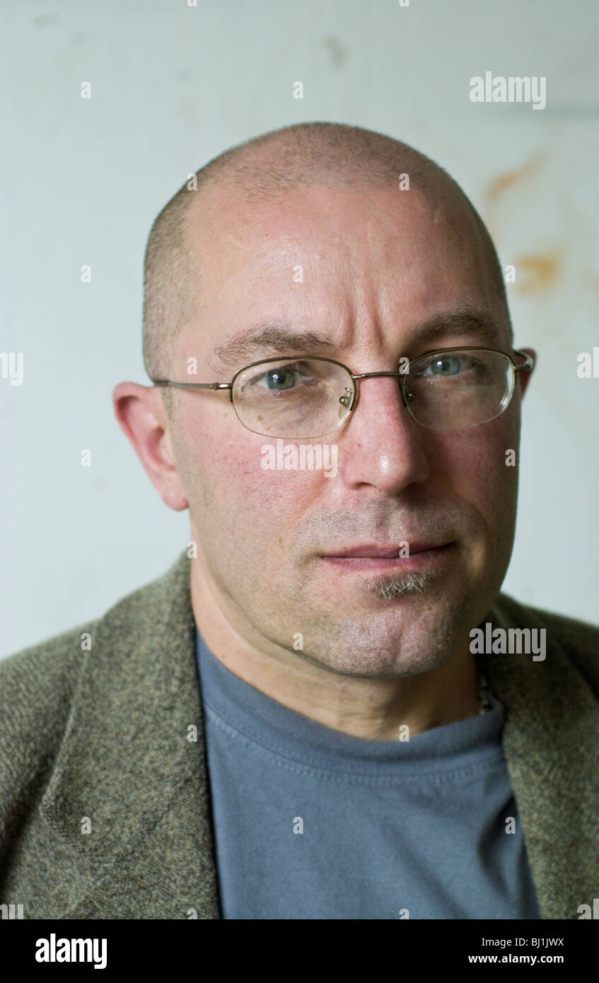 Welsh artist Iwan Bala pictured in his Cardiff studio Stock Photo - Alamy