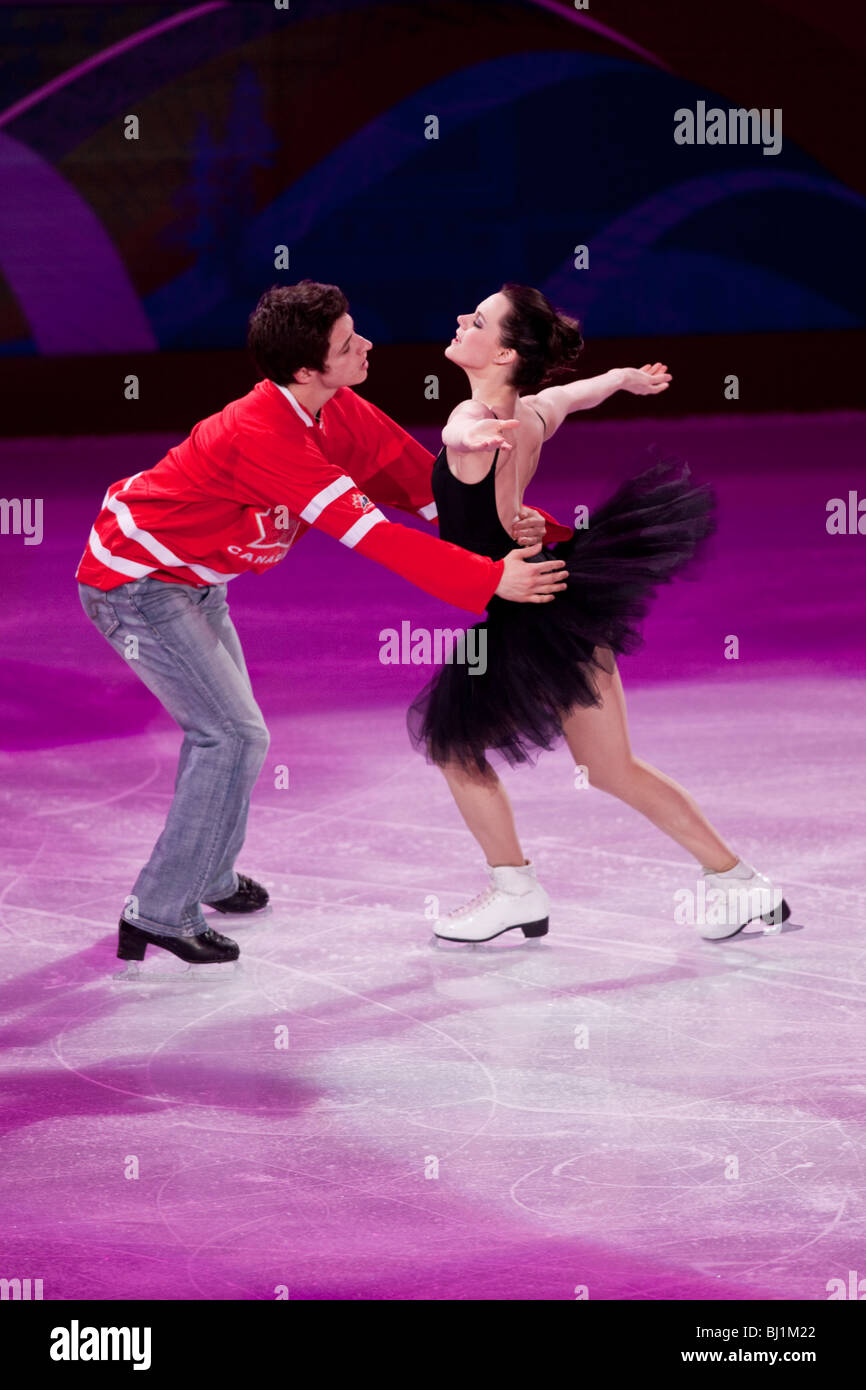 Tessa Virtue and Scott Moir (CAN) Ice Dancing gold medalist during the ...