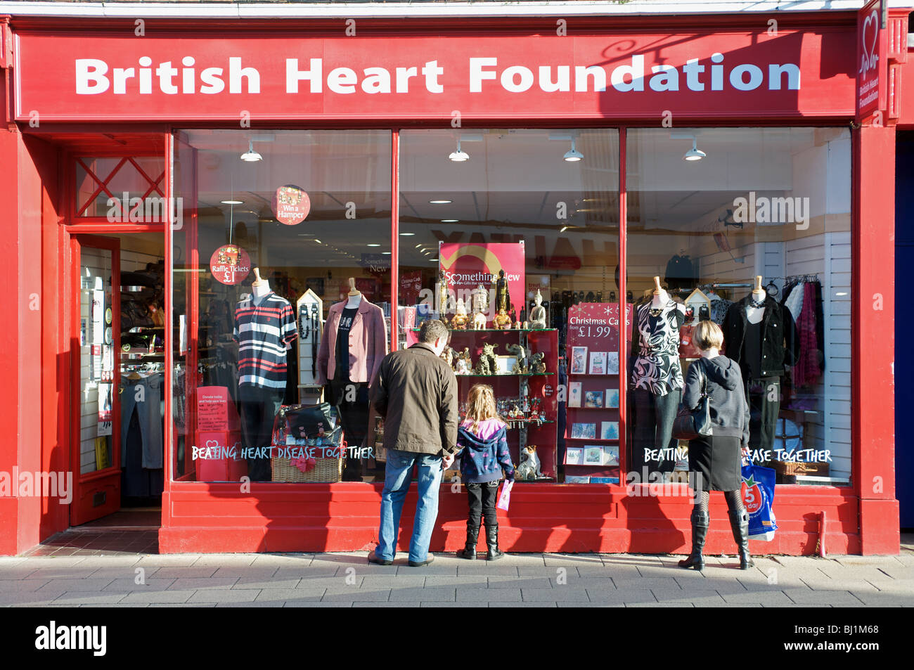 British Heart Foundation charity shop Stock Photo - Alamy