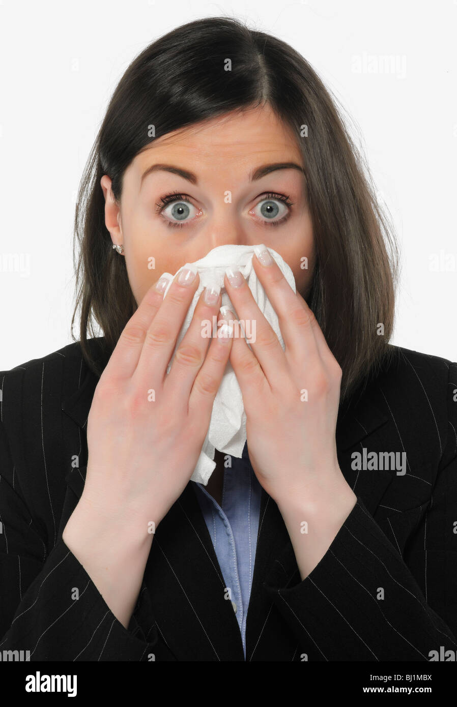 Women with allergies Stock Photo - Alamy