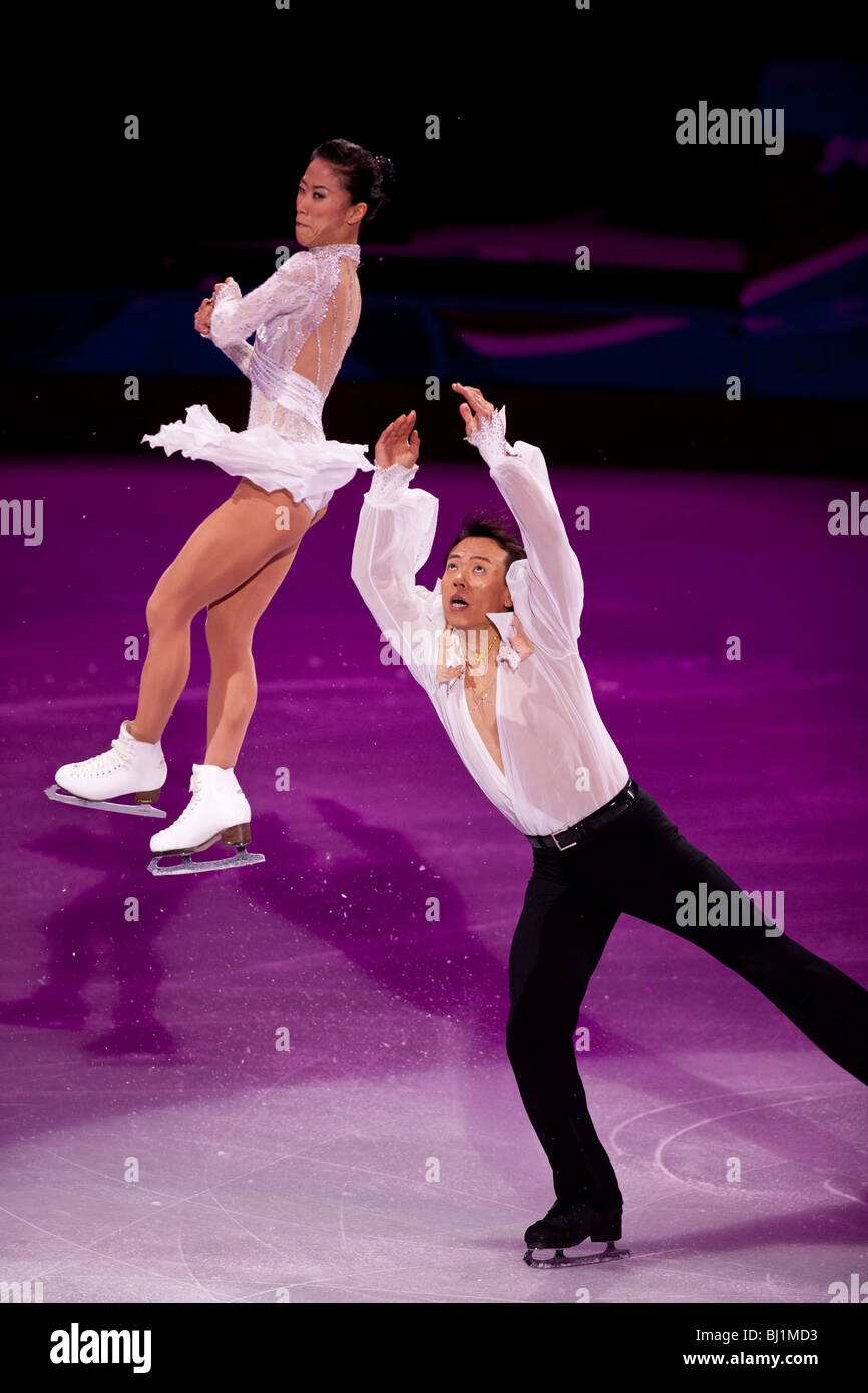 Shen Xue and Zhao Hongbo (CHN) Pairs gold medalist during the Figure ...