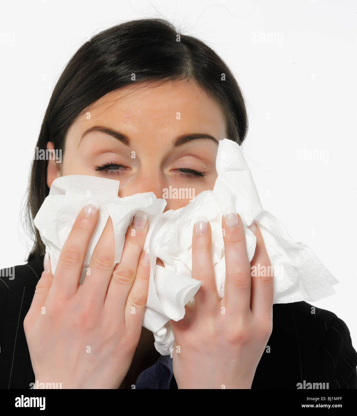 Women with allergies Stock Photo - Alamy