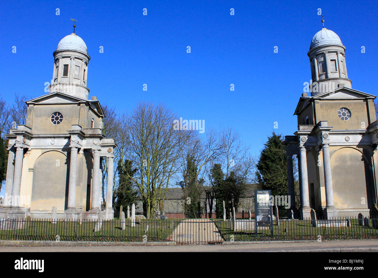 Mistley Towers at Mistley in Essex Stock Photo - Alamy