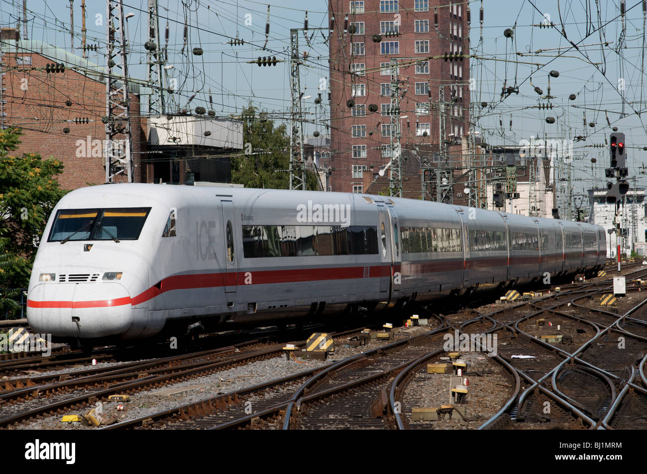 Inter-City Express passenger train, Cologne, Germany Stock Photo - Alamy