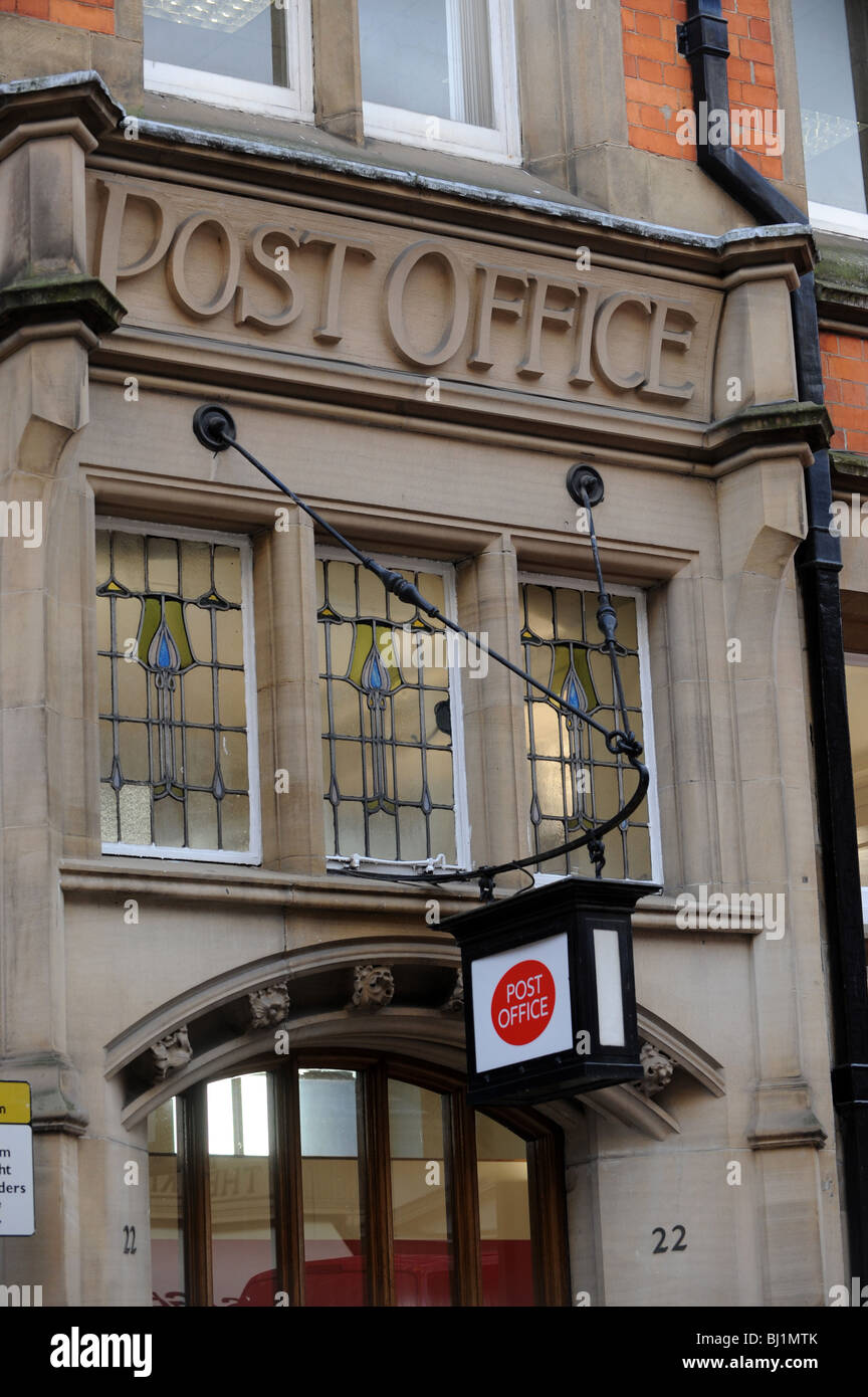 Traditional style Post Office City of York in North Yorkshire England ...