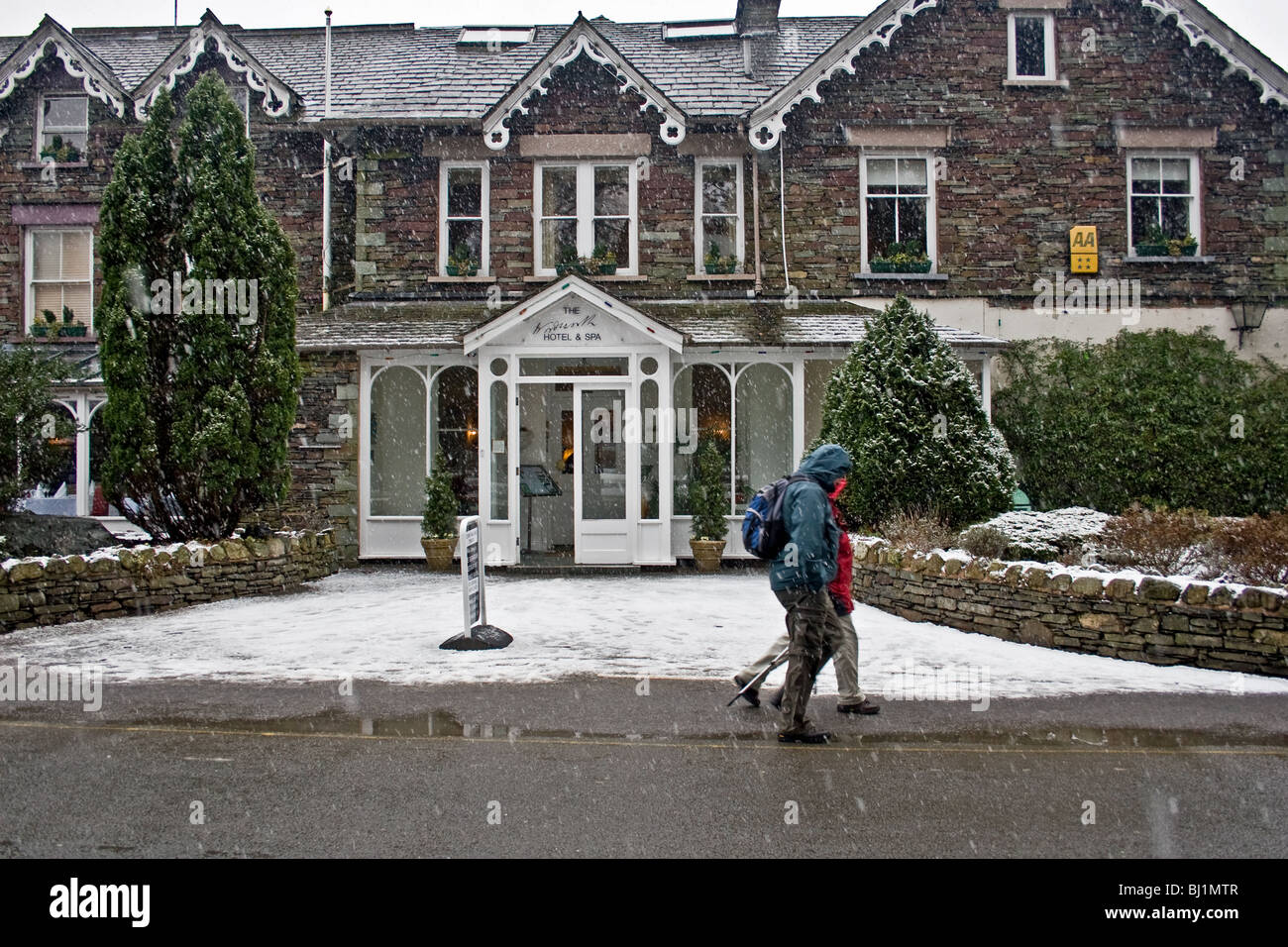 Wordsworth hotel in winter grasmere hi-res stock photography and images ...