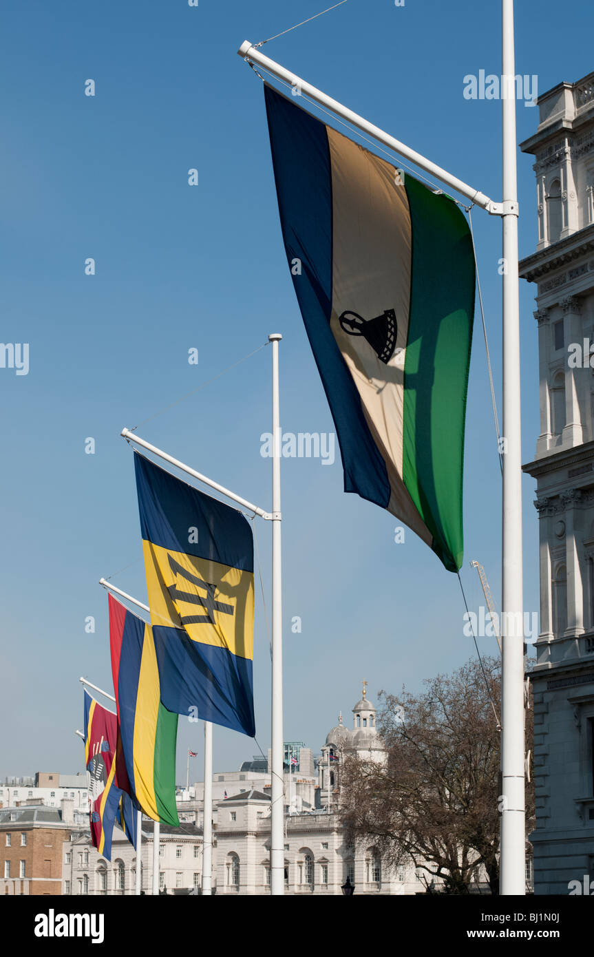 Flags Outside Cabinet War Rooms Stock Photo - Alamy