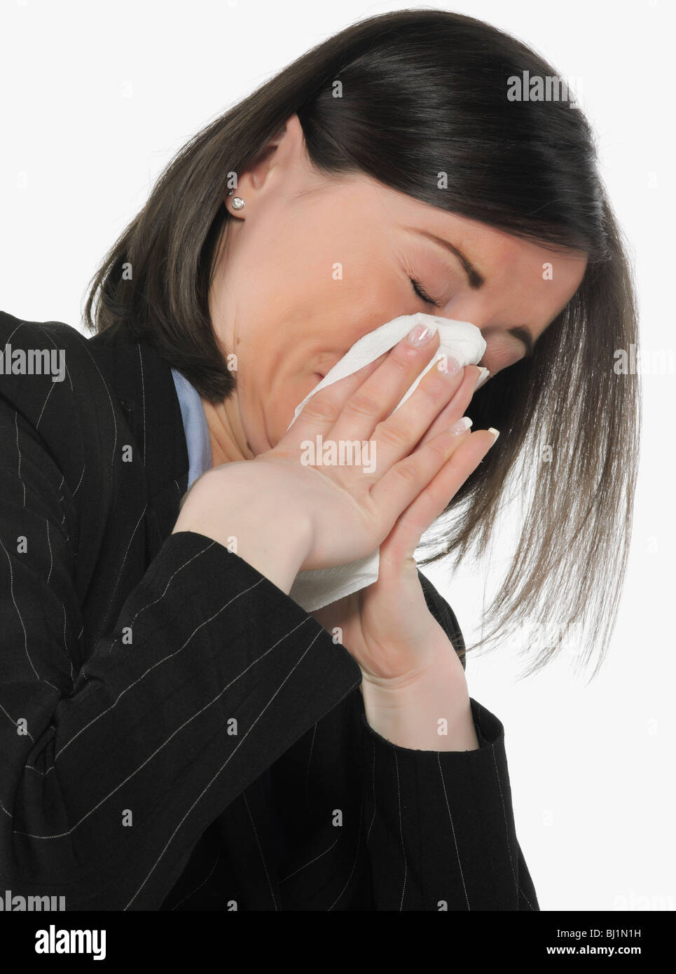Women with allergies Stock Photo - Alamy