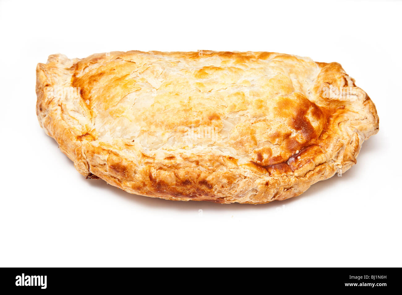 Cornish pastry isolated on a white studio background Stock Photo - Alamy