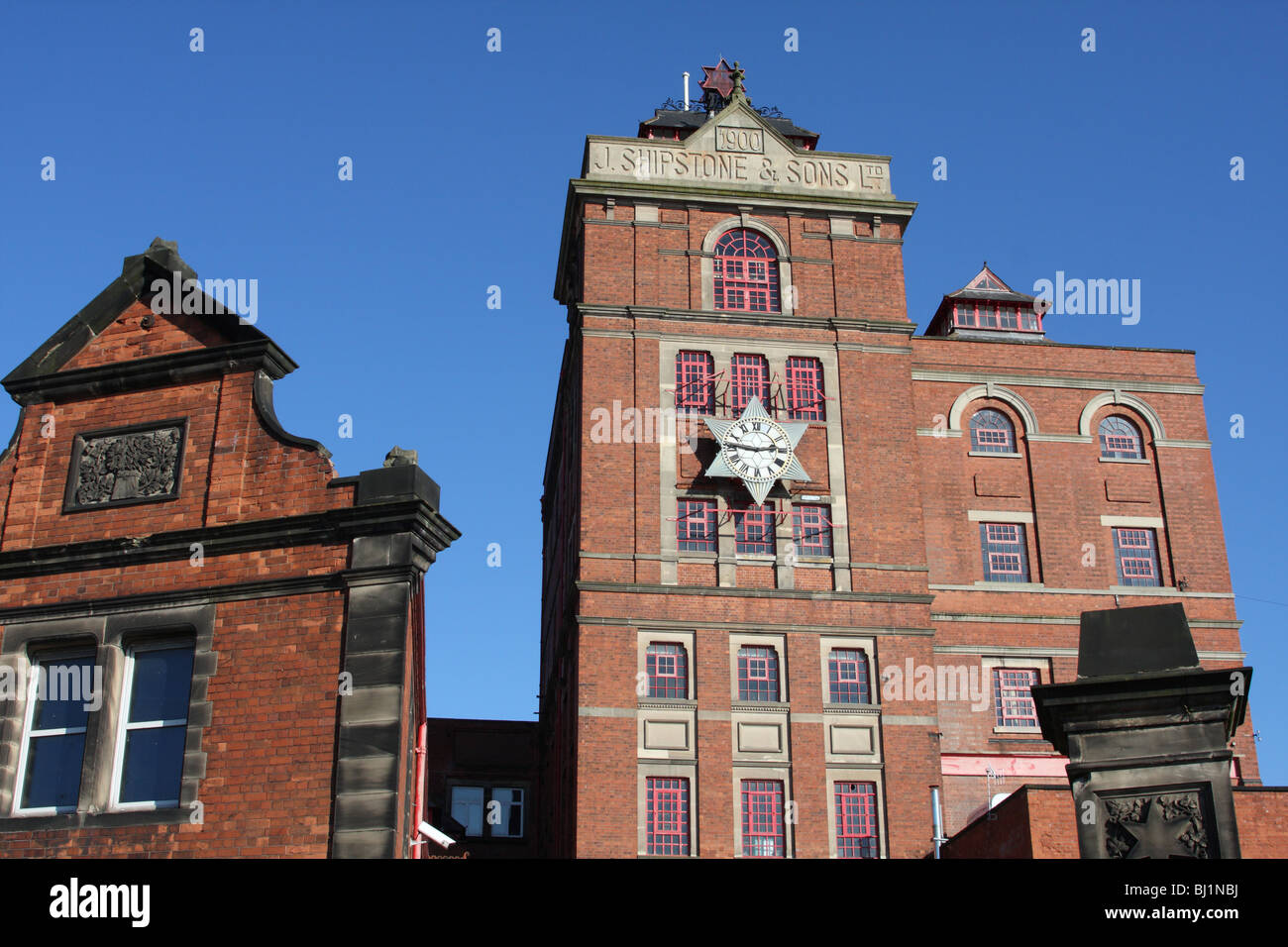 The old J. Shipstone brewery, Basford, Nottingham, England, U.K Stock ...