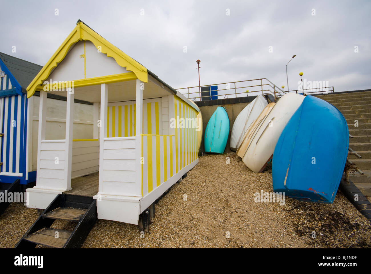 Southend beach hut hi-res stock photography and images - Alamy