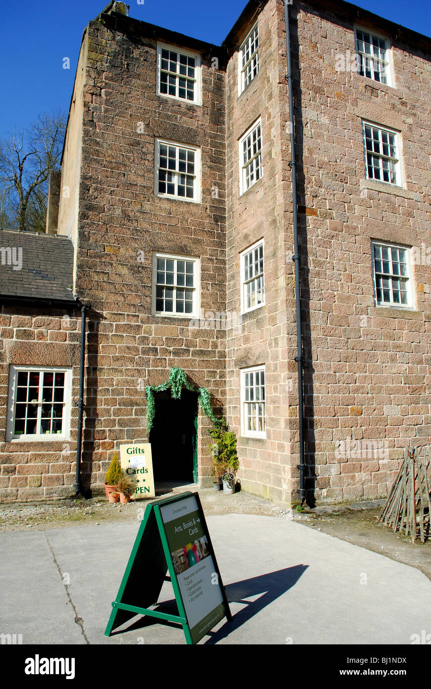 Richard Arkwright Mill Cromford Derbyshire England Stock Photo - Alamy