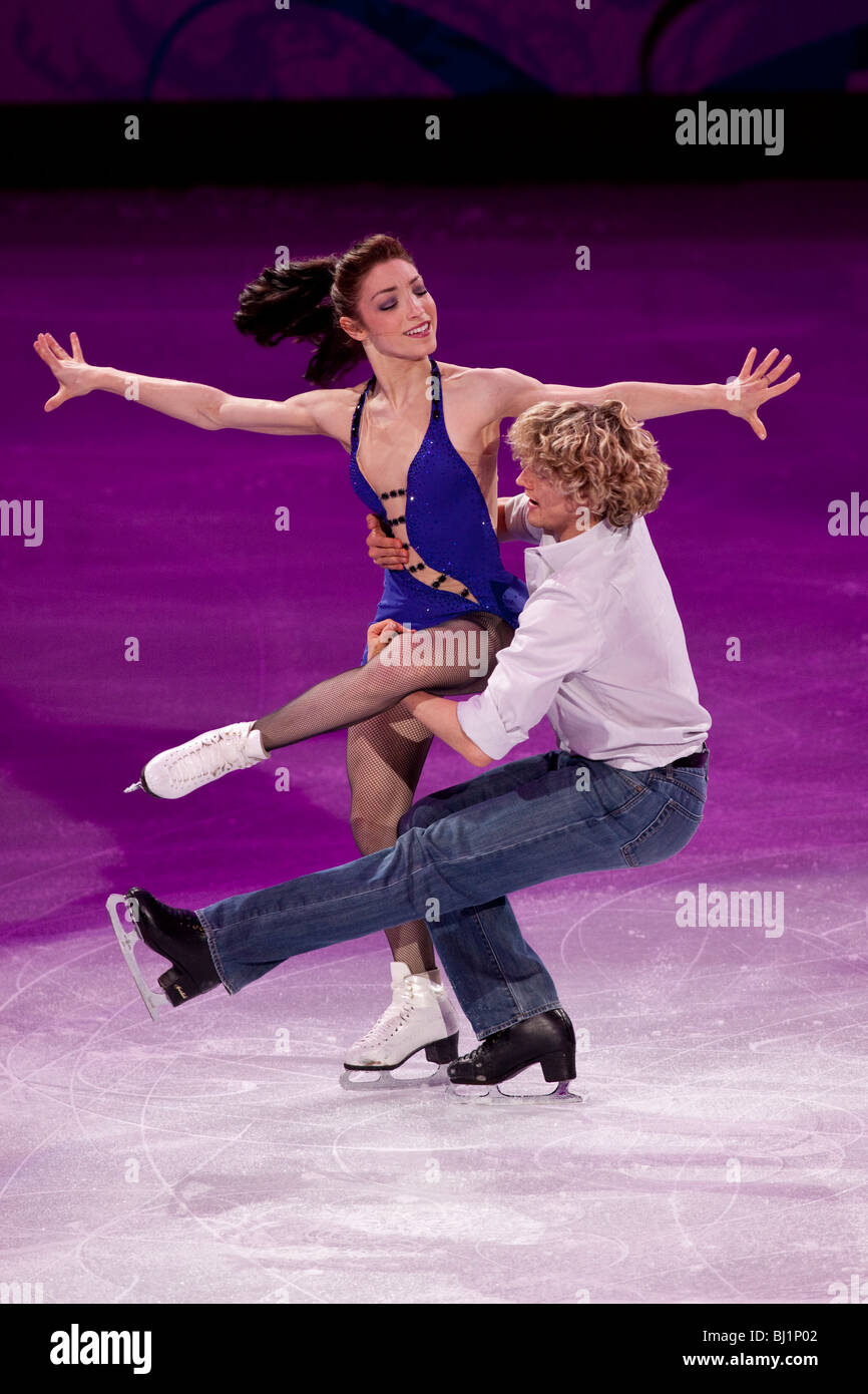 Meryl Davis and Charlie White (USA) Ice Dancing silver medalist during ...