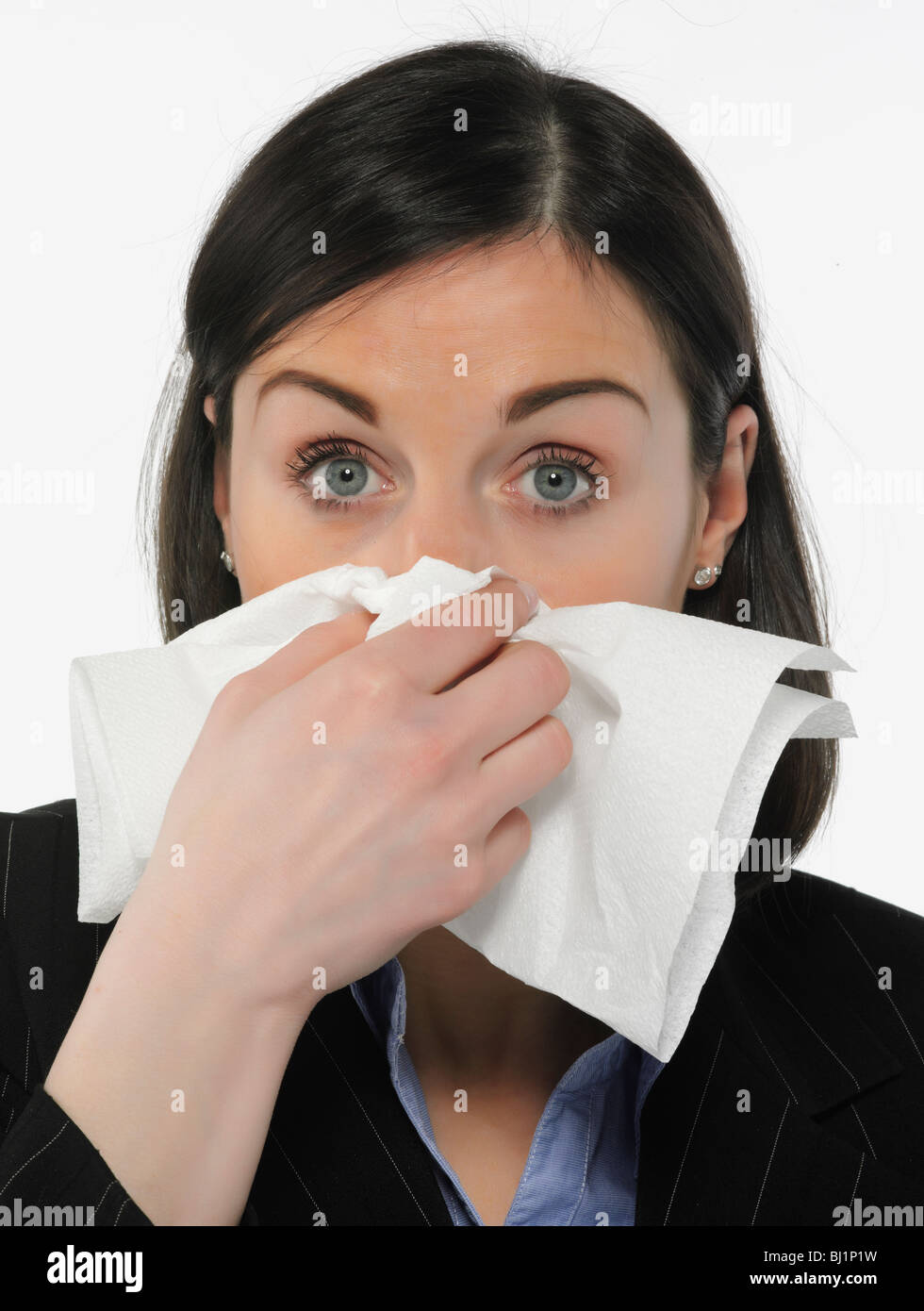 Women with allergies Stock Photo - Alamy