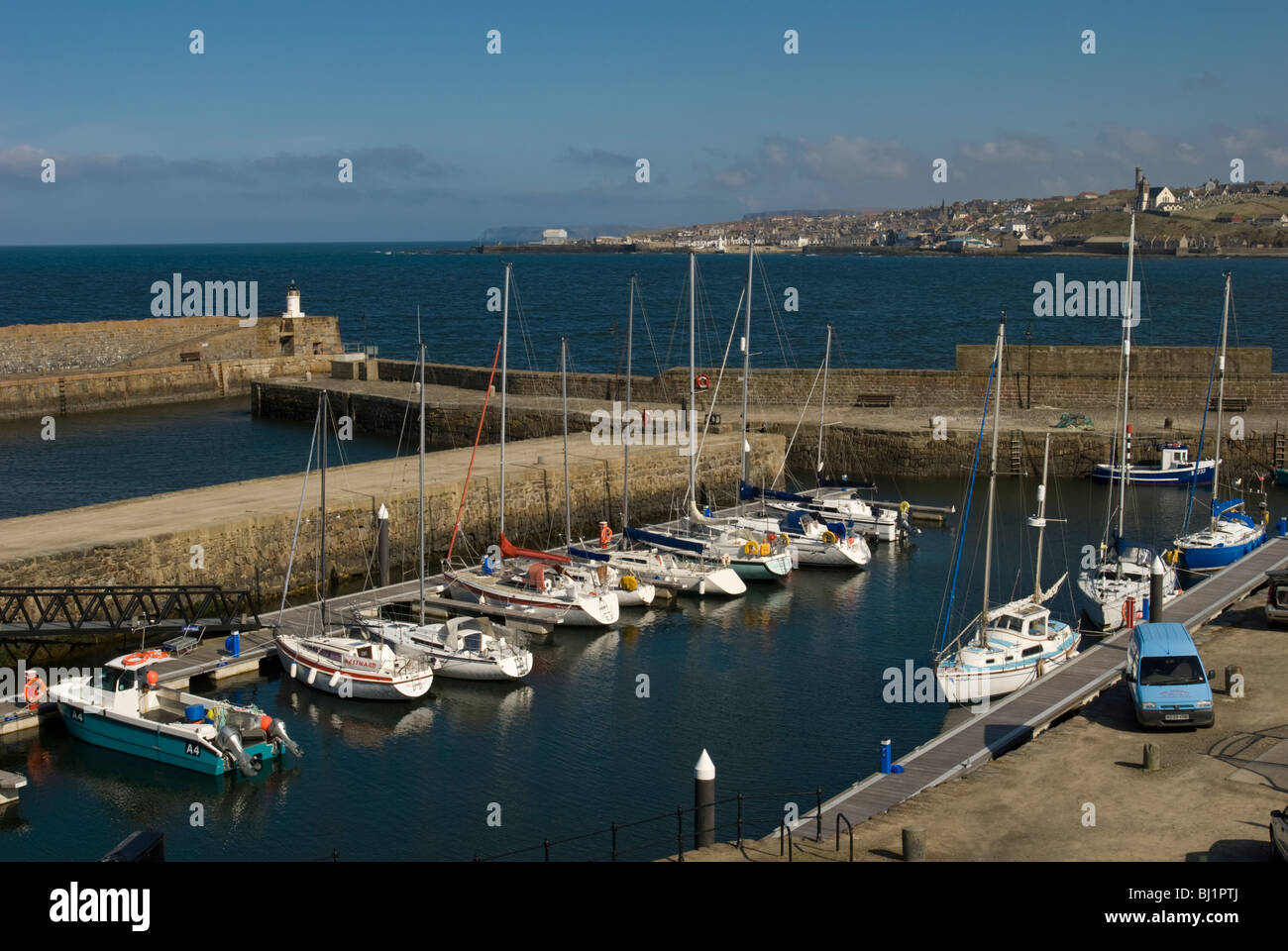 Banff Harbour, Scotland Stock Photo - Alamy