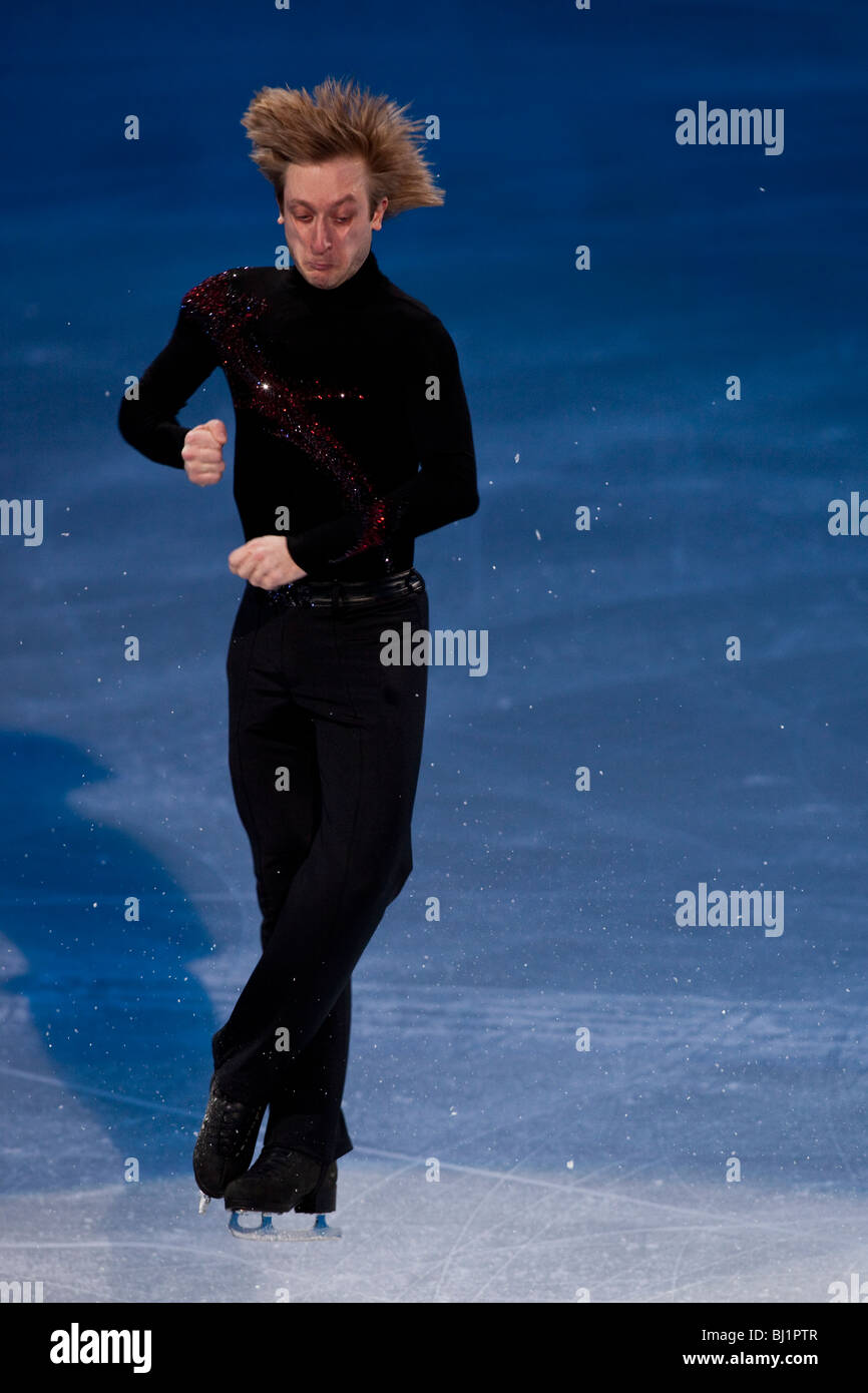 Evgeni Plushenko (RUS), Men's silver medalist, during the Figure ...