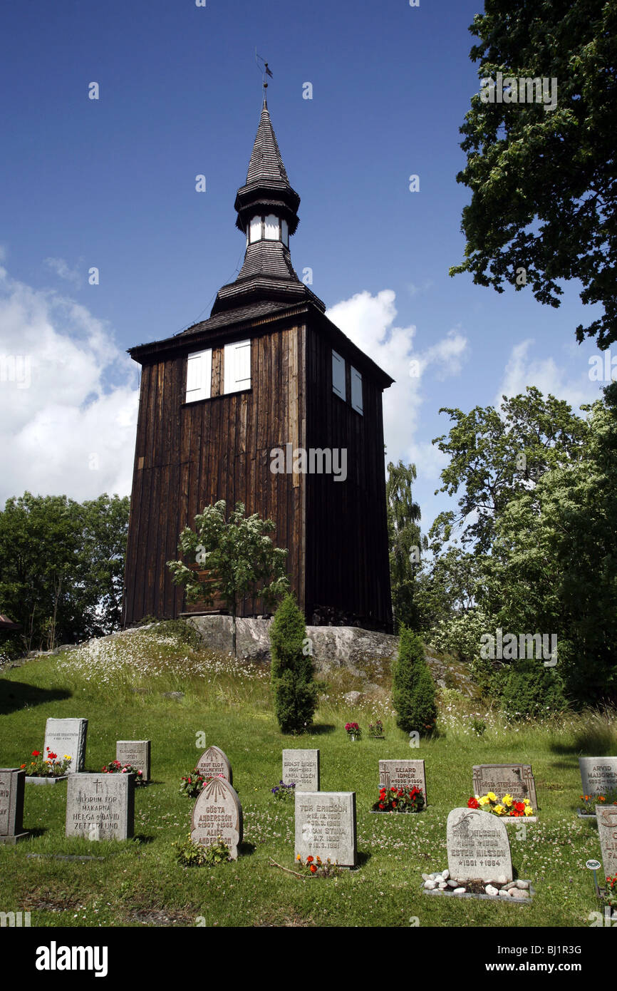 Bell Tower, Trosa Stads Kyrka / Trosa Church, Trosa, Södermanland ... Bell Tower, Trosa Stads Kyrka / Trosa Church, Trosa, Södermanland ...