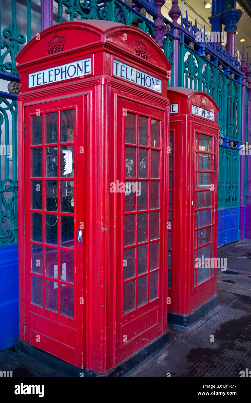 K2 and K6 telephone boxes Stock Photo - Alamy