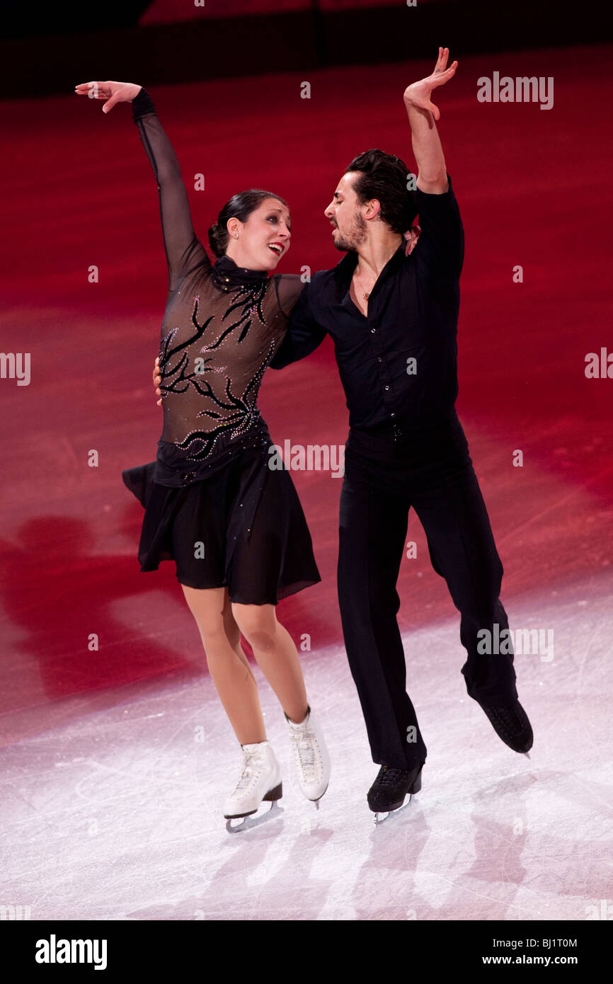 Frederica Faiella and Massimo Scali (ITA) ice dancers during the Figure ...