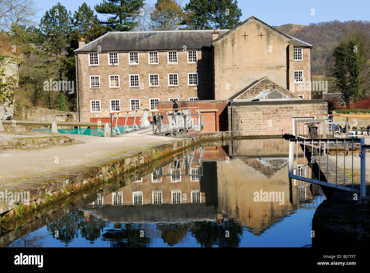 Richard Arkwright Mill Cromford Derbyshire England Stock Photo - Alamy