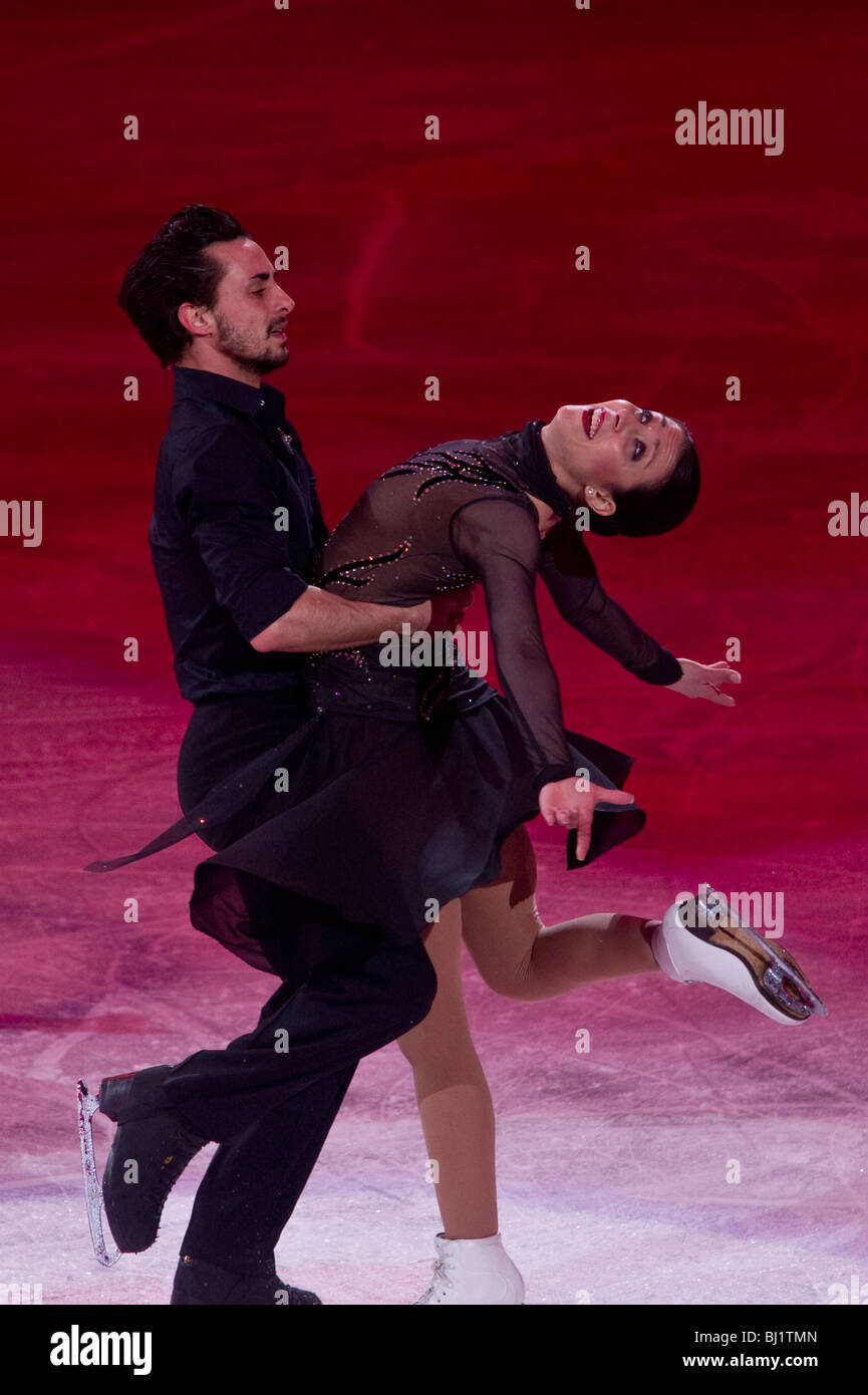 Frederica Faiella and Massimo Scali (ITA) ice dancers during the Figure ...