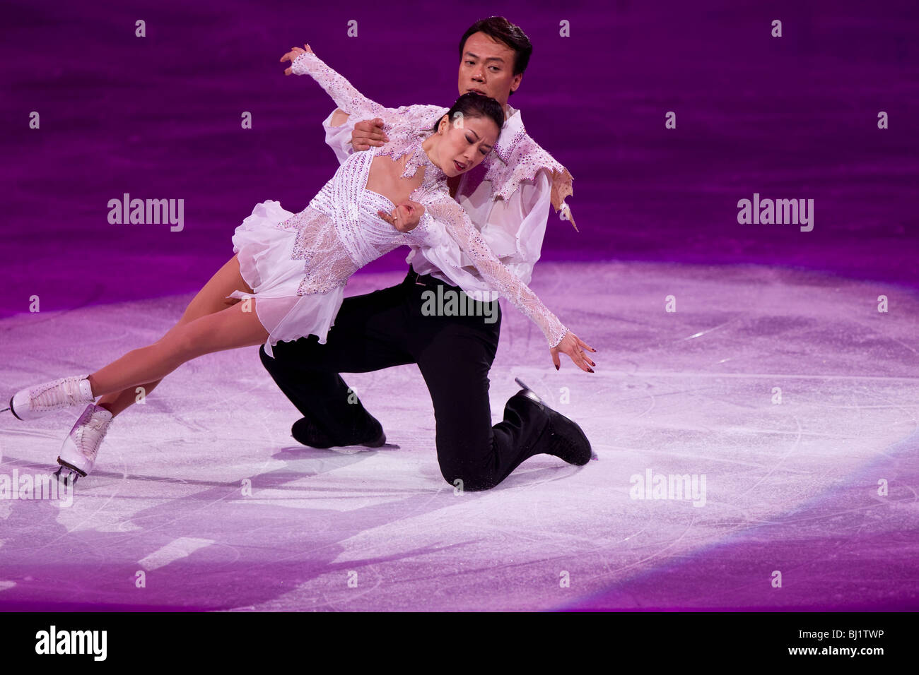 Shen Xue and Zhao Hongbo (CHN) Pairs gold medalist during the Figure ...