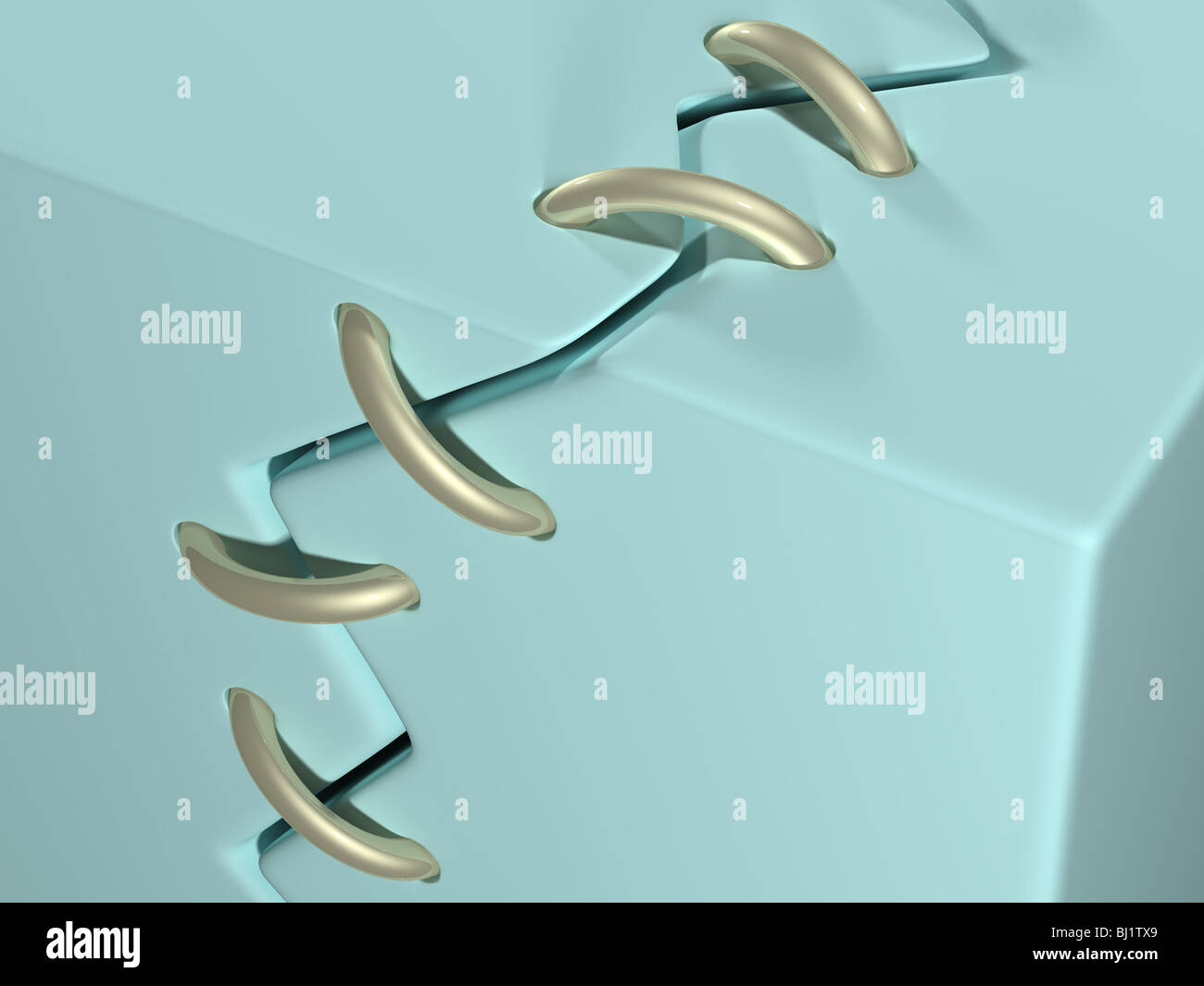 The conceptual image of repairing of broken thing (cube Stock Photo - Alamy