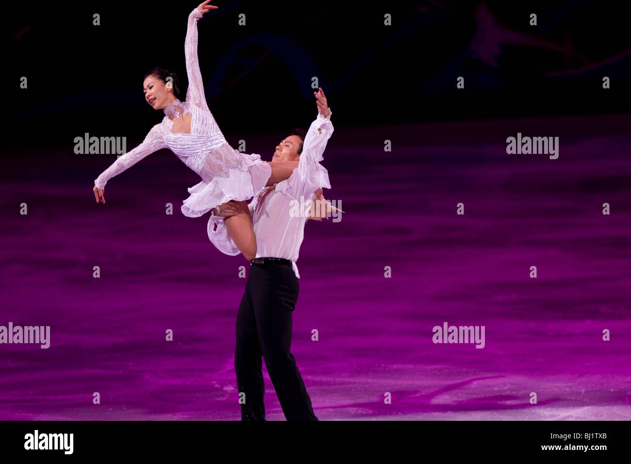 Shen Xue and Zhao Hongbo (CHN) Pairs gold medalist during the Figure ...